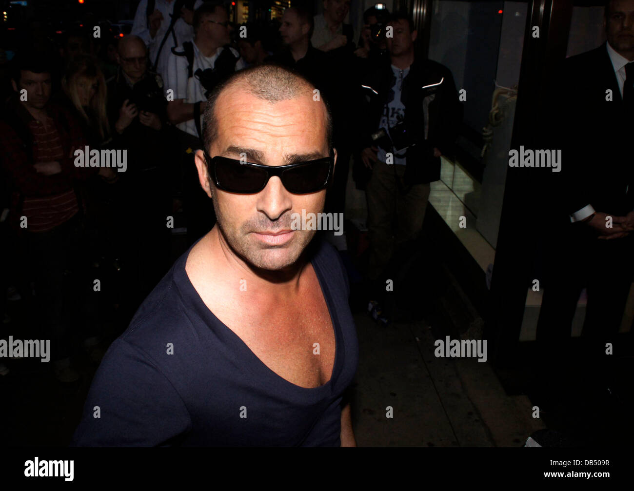 Louis Spence outside the Swarovski CRYSTALLIZED™ Party. London, England ...