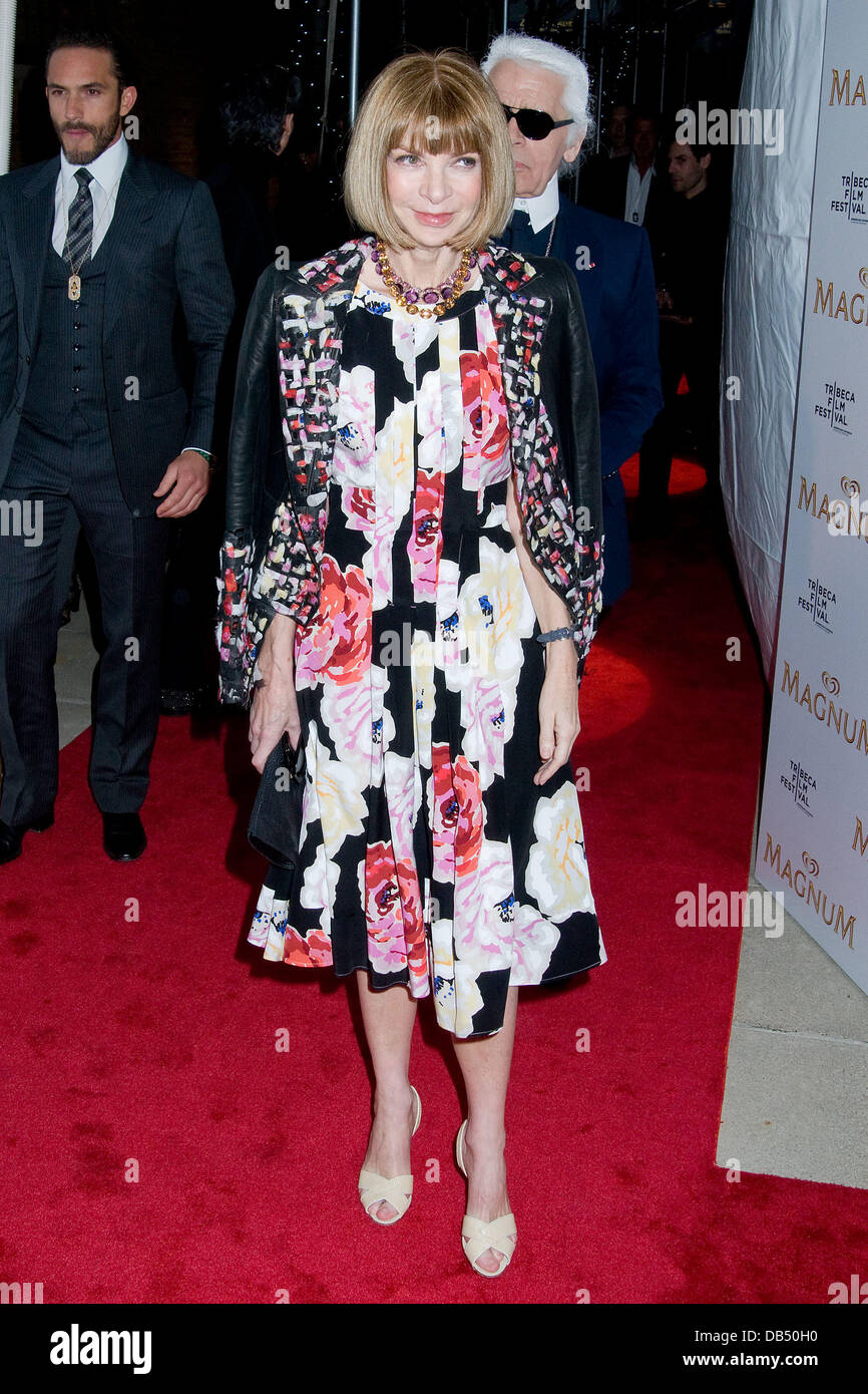 Anna Wintour 2011 Tribeca Film Festival debut of Karl Lagerfeld ...