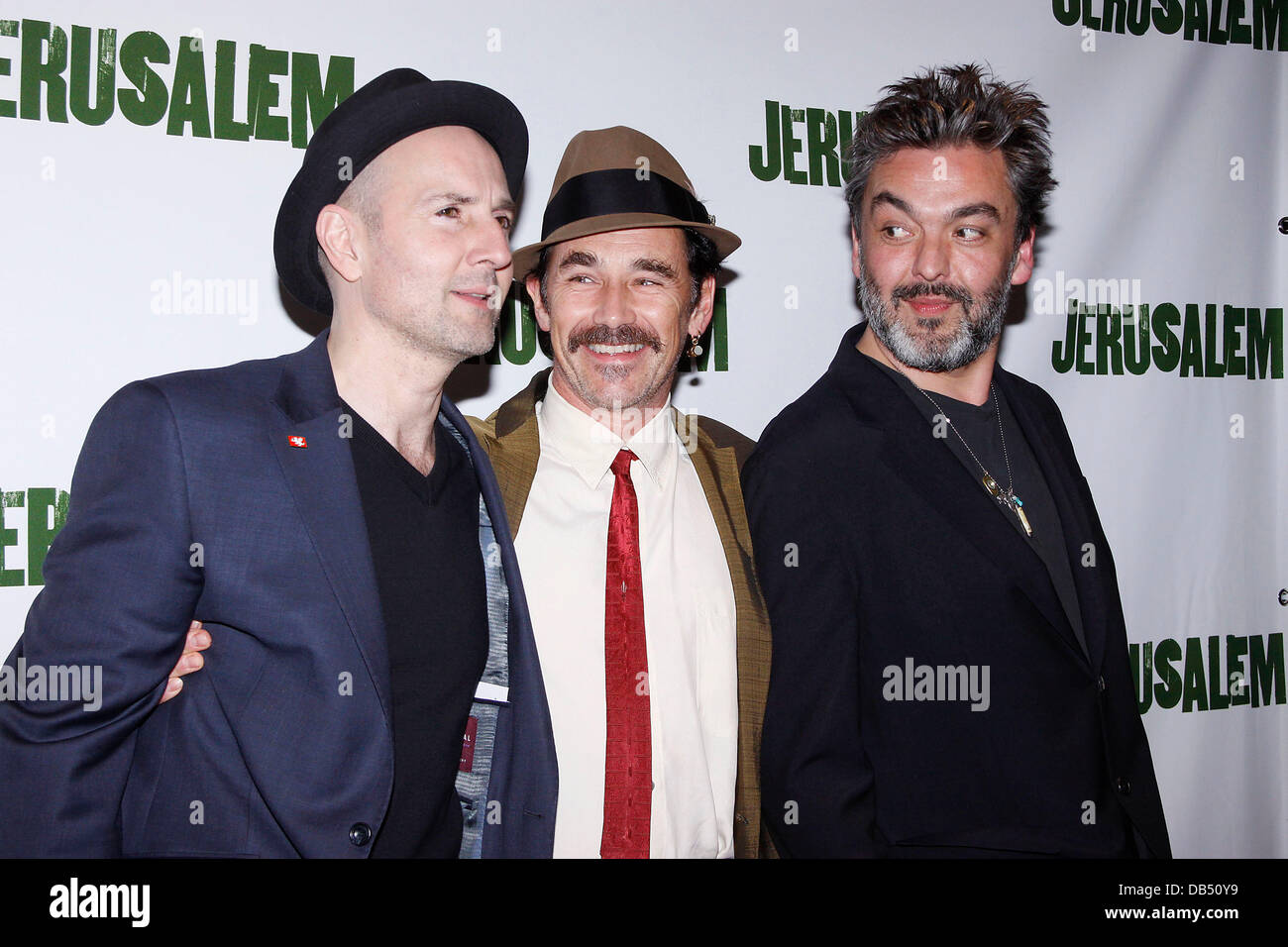Ian Rickson, Mark Rylance and Jez Butterworth Opening night after party ...