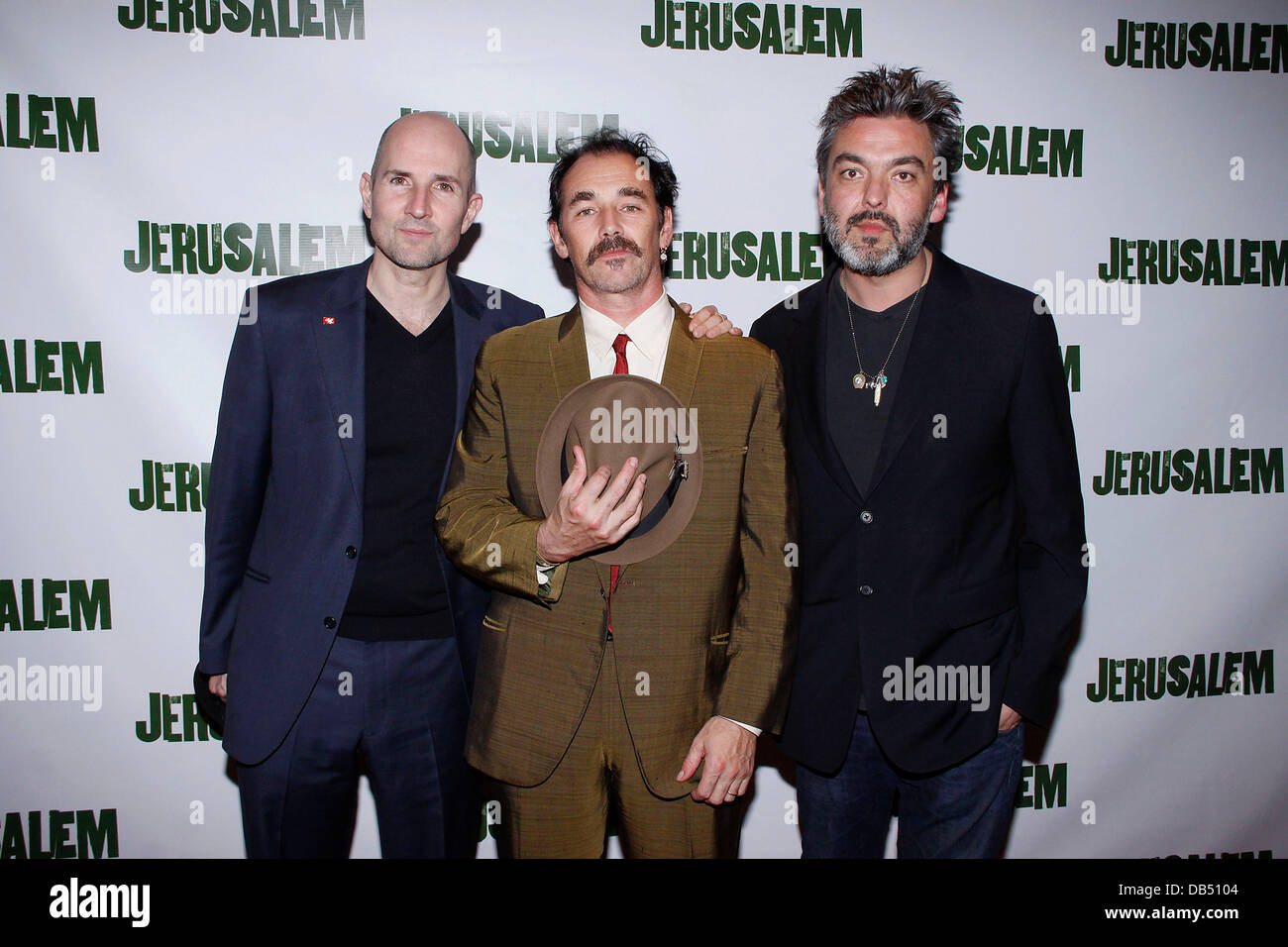 Ian Rickson, Mark Rylance and Jez Butterworth Opening night after party ...