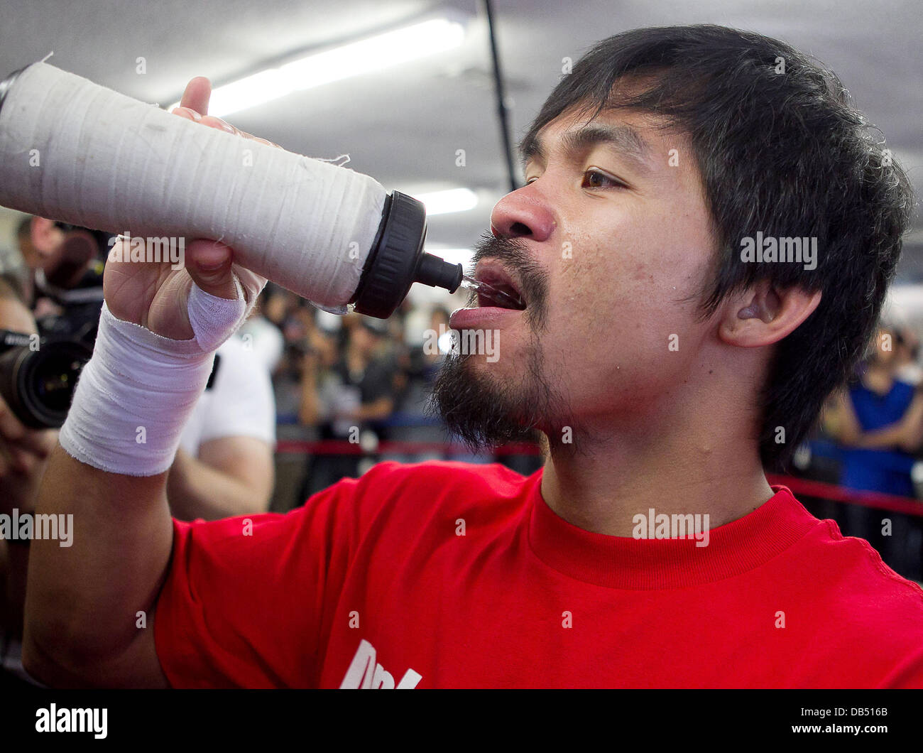 Manny Pacquiao The Manny Pacquiao Media Day held at Wild Card Boxing ...