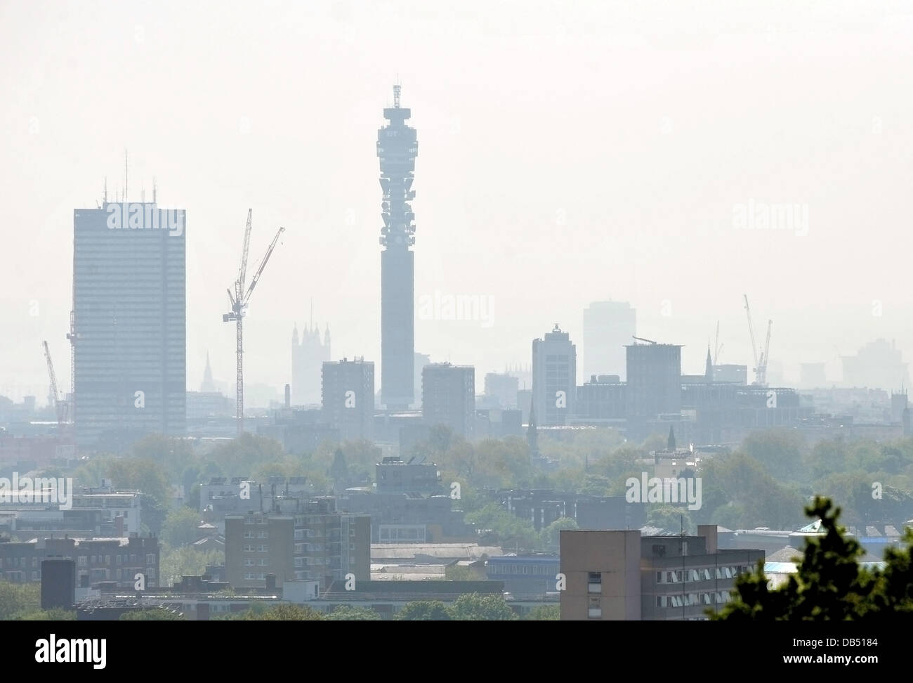 A smog alert has been issued in London as air pollution levels hit an ...