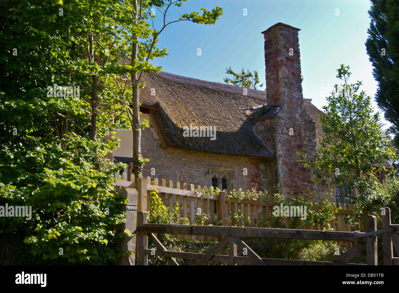 St. Leonard's mediaeval thatched chapel of ease, 14th. century ...