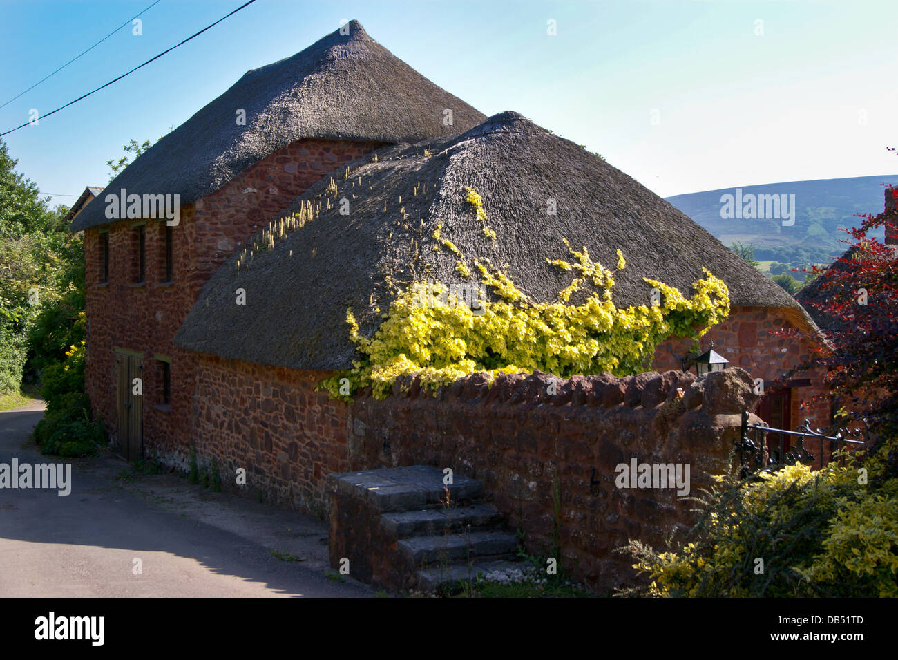 Little thatched roof house hi-res stock photography and images - Alamy