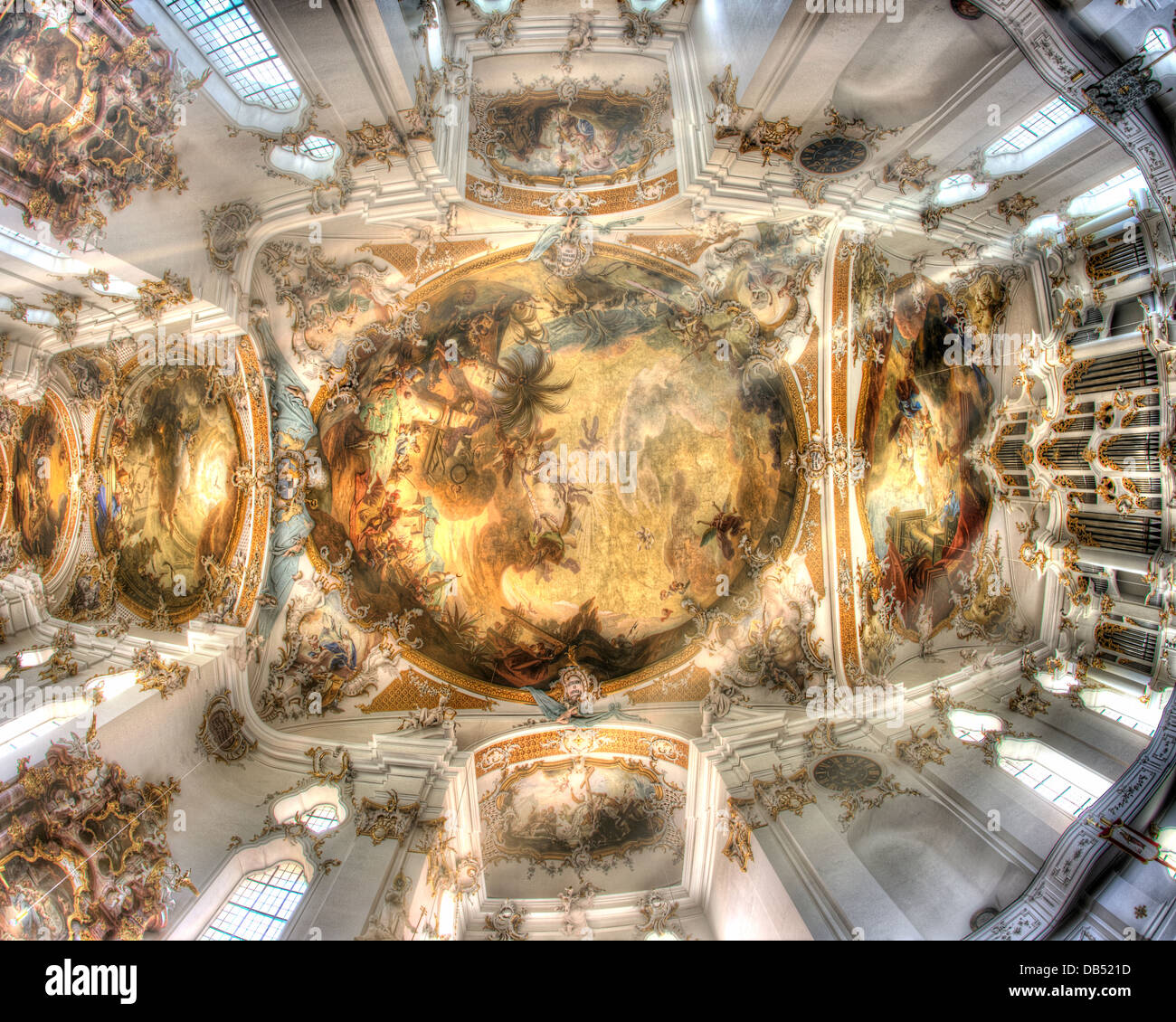 Bavaria baroque church interior hi-res stock photography and images - Alamy