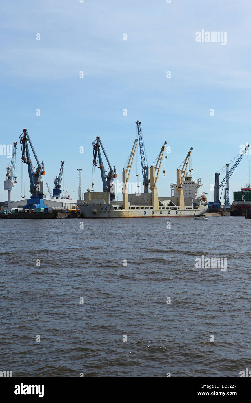 The port of Hamburg, Germany Stock Photo - Alamy