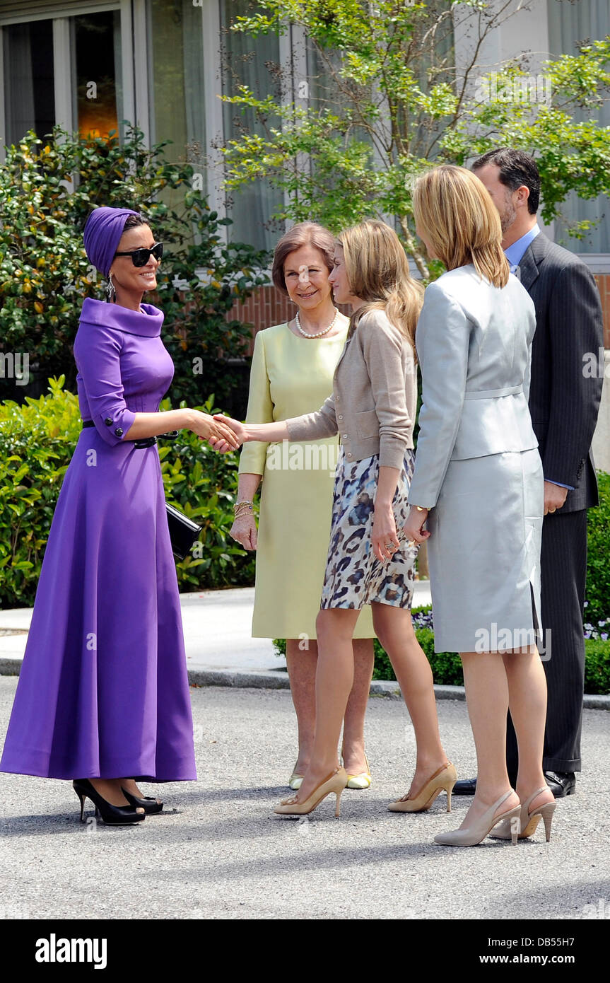 Princess Christina, Queen Sofia, Mozah Bint Nasser, Prince Felipe ...