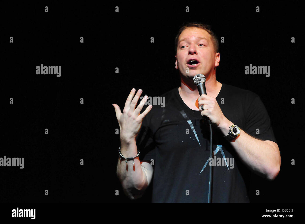 Actor/Comedian Gary Owen performing during The Barber Shop Comedy Tour ...