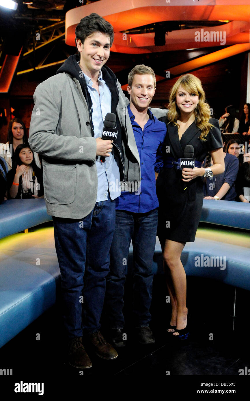 Nicholas Braun, Jonathan Keltz , and Aimee Teegarden Cast member of ...