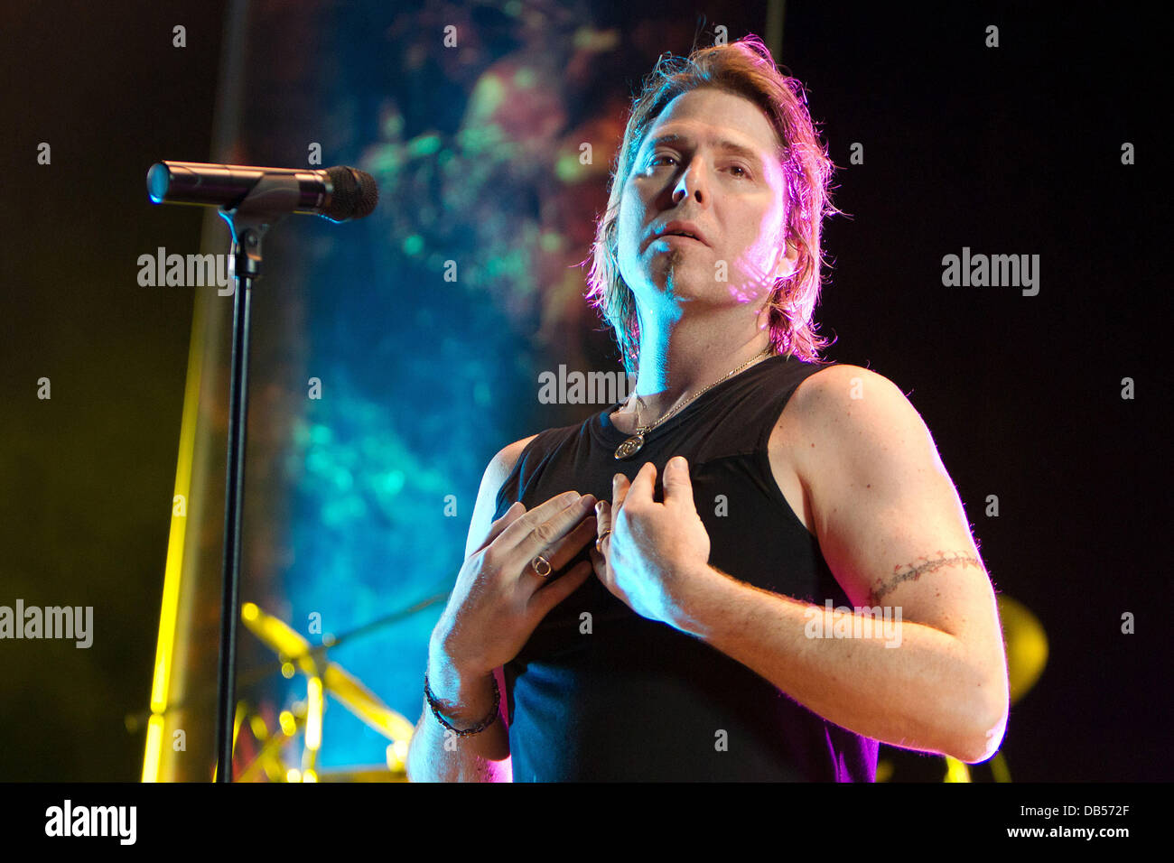 DC Cooper Royal Hunt performing in Moscow Moscow, Russia - 19.04.11 ...