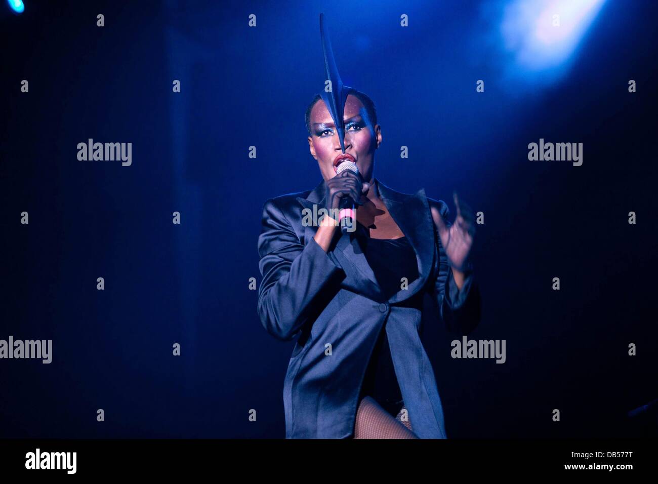 Grace Jones Byron Bay Bluesfest - Final Day New South Wales, Australia ...