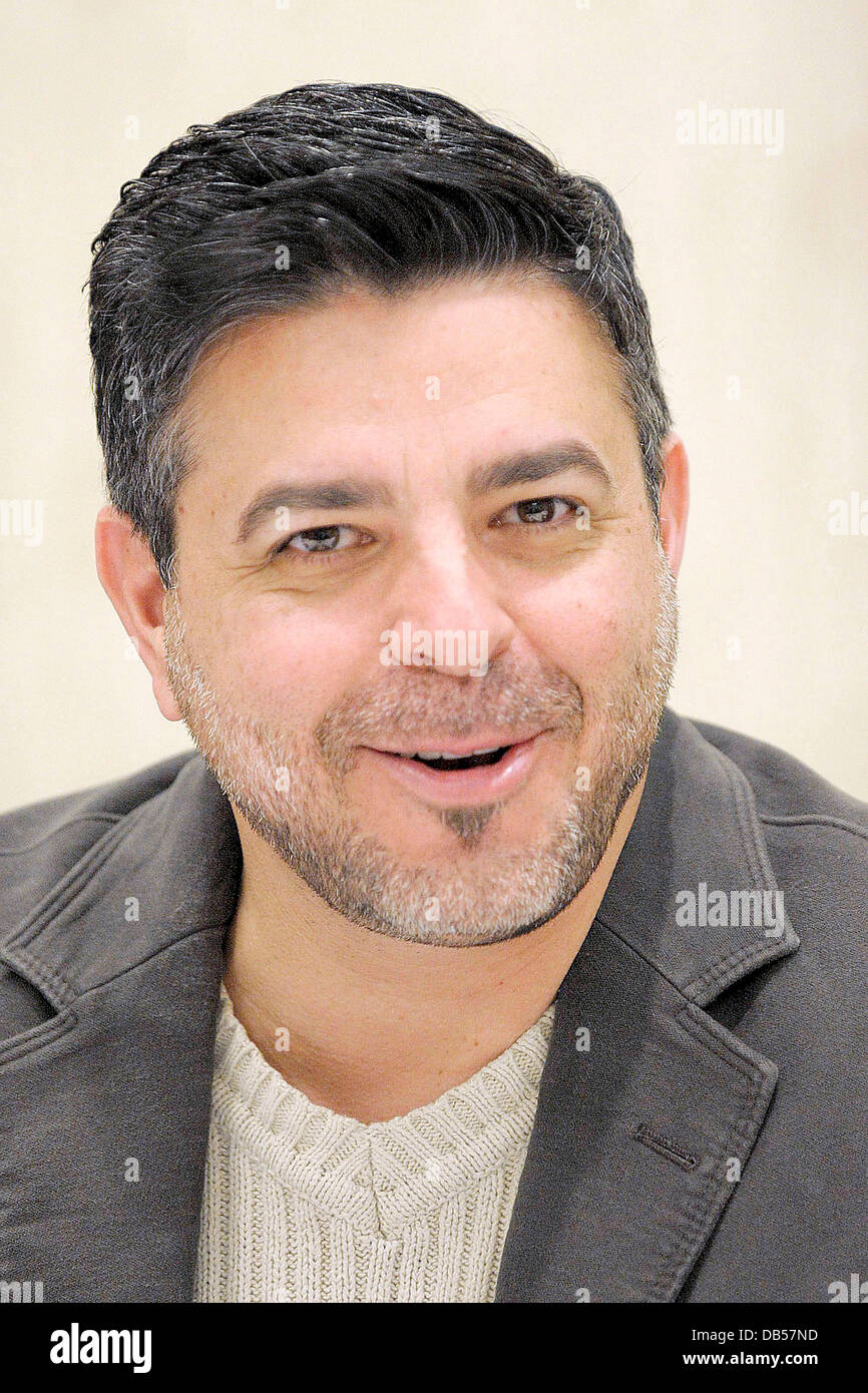 Luis Enrique at a media press conference at the Marriott Hotel ...