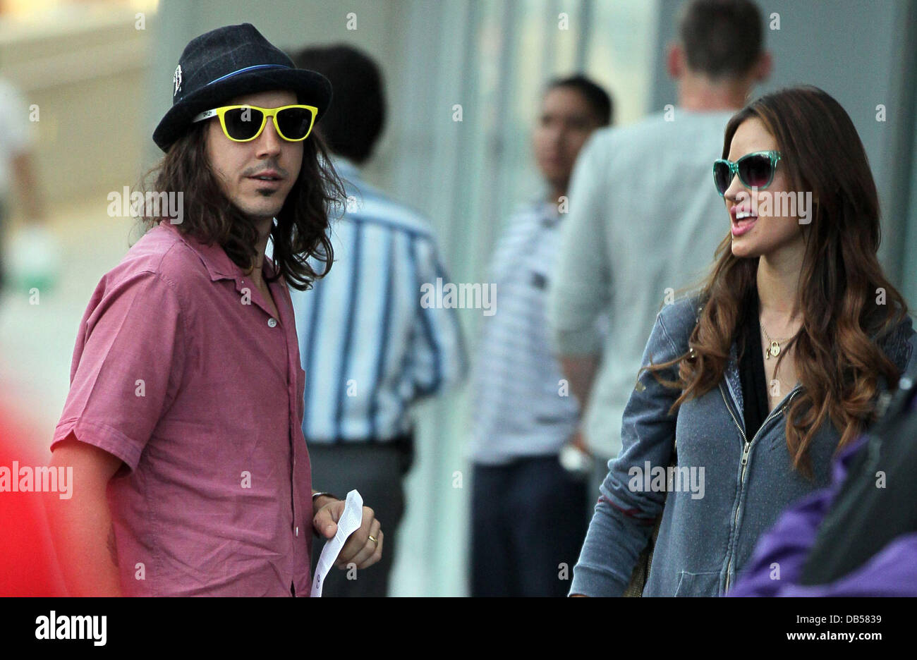 Cisco Adler arrives for Game 5 of the 2011 NBA Playoffs between the LA ...