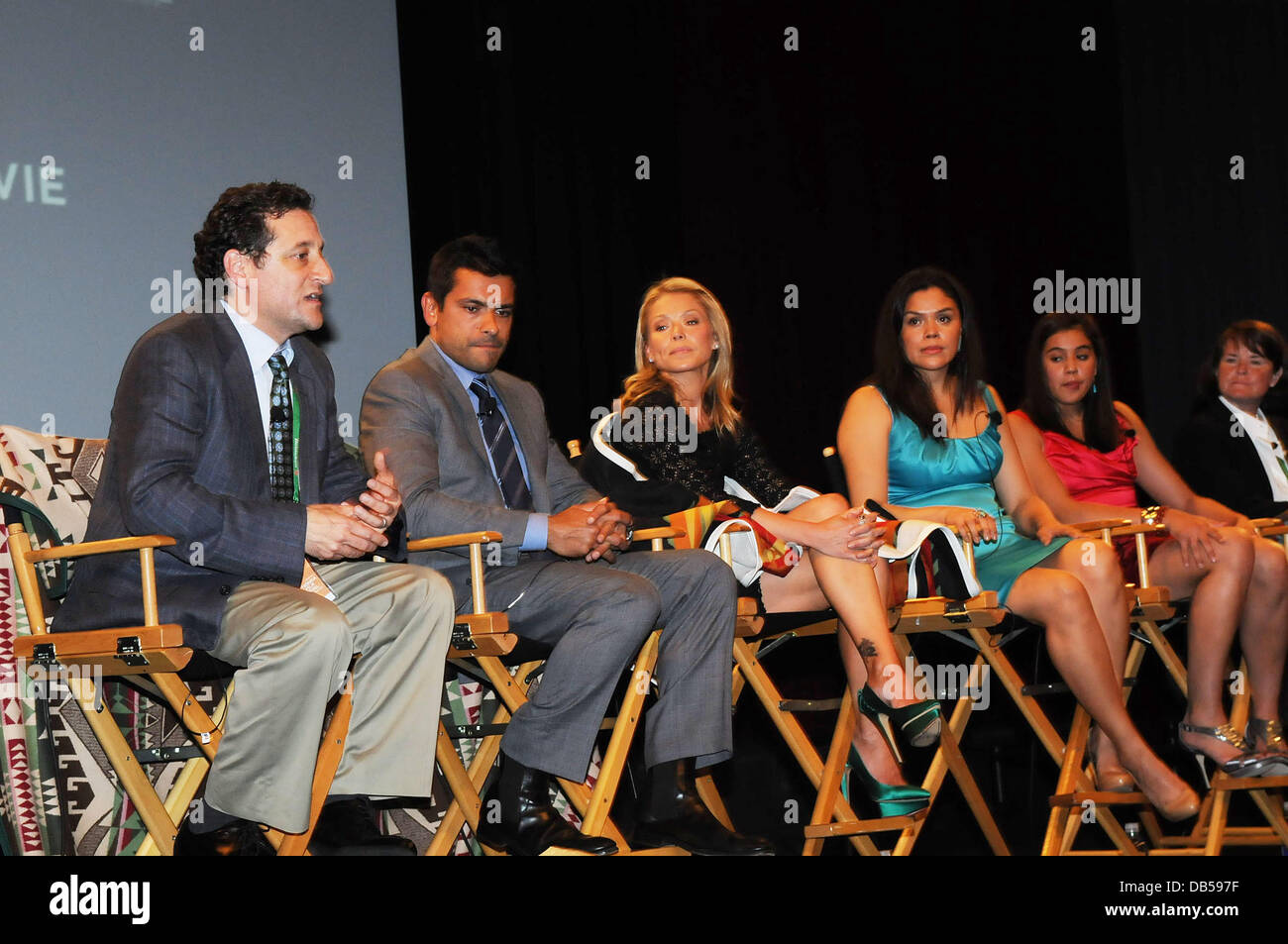 Director Jonathan Hock, executive producers Mark Consuelos, Kelly Ripa ...