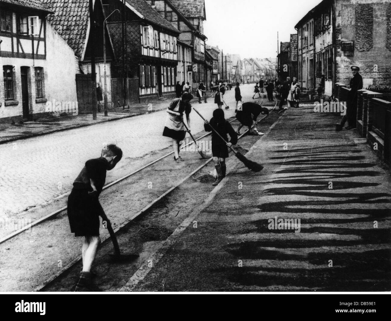 events, Second World War / WWII, Germany, end of war, German civilians ...