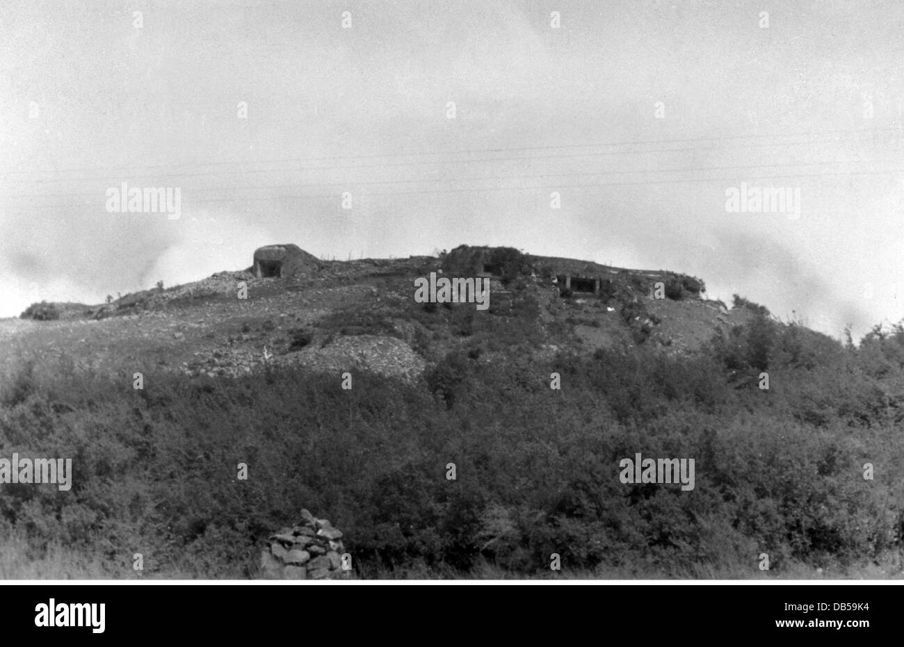events, Second World War / WWII, Greece, Balkans Campaign 1941, bunker ...