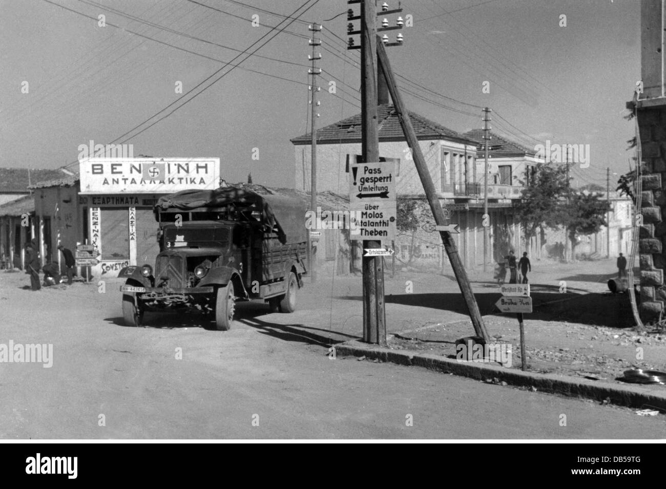 events, Second World War / WWII, Greece, Balkans Campaign 1941 ...
