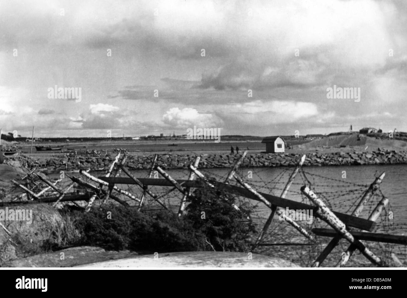 events, Second World War / WWII, Greece, Balkans Campaign 1941, barbed ...