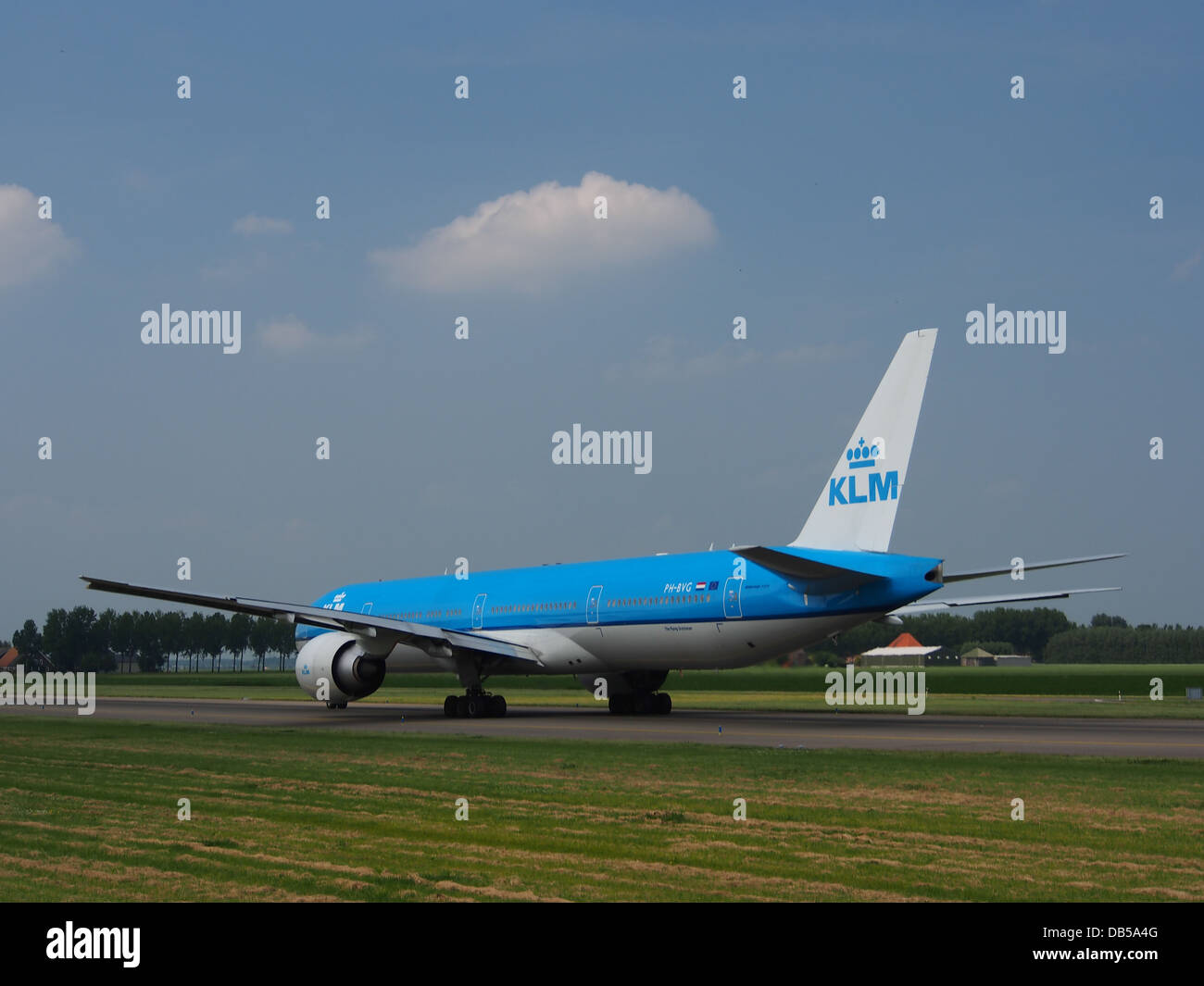 The PH-BVG Boeing 777-306(ER) is a long-range airliner operated by KLM ...
