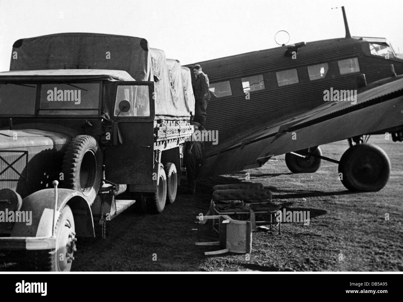 German transport plane Black and White Stock Photos & Images - Alamy