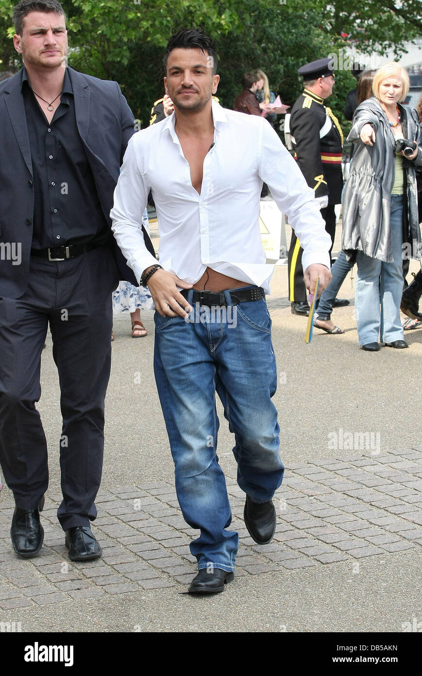 Peter andre at the itv studios london hi-res stock photography and ...