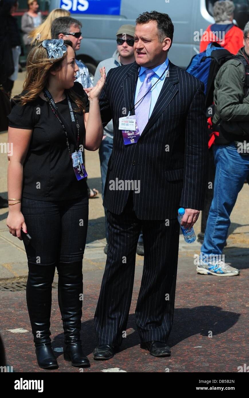 Paul Burrell Celebrities seen filming during preparations for the Royal ...