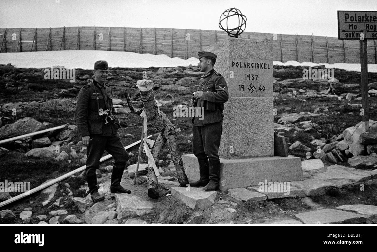 events, Second World War / WWII, Norway, German occupation, Wehrmacht ...