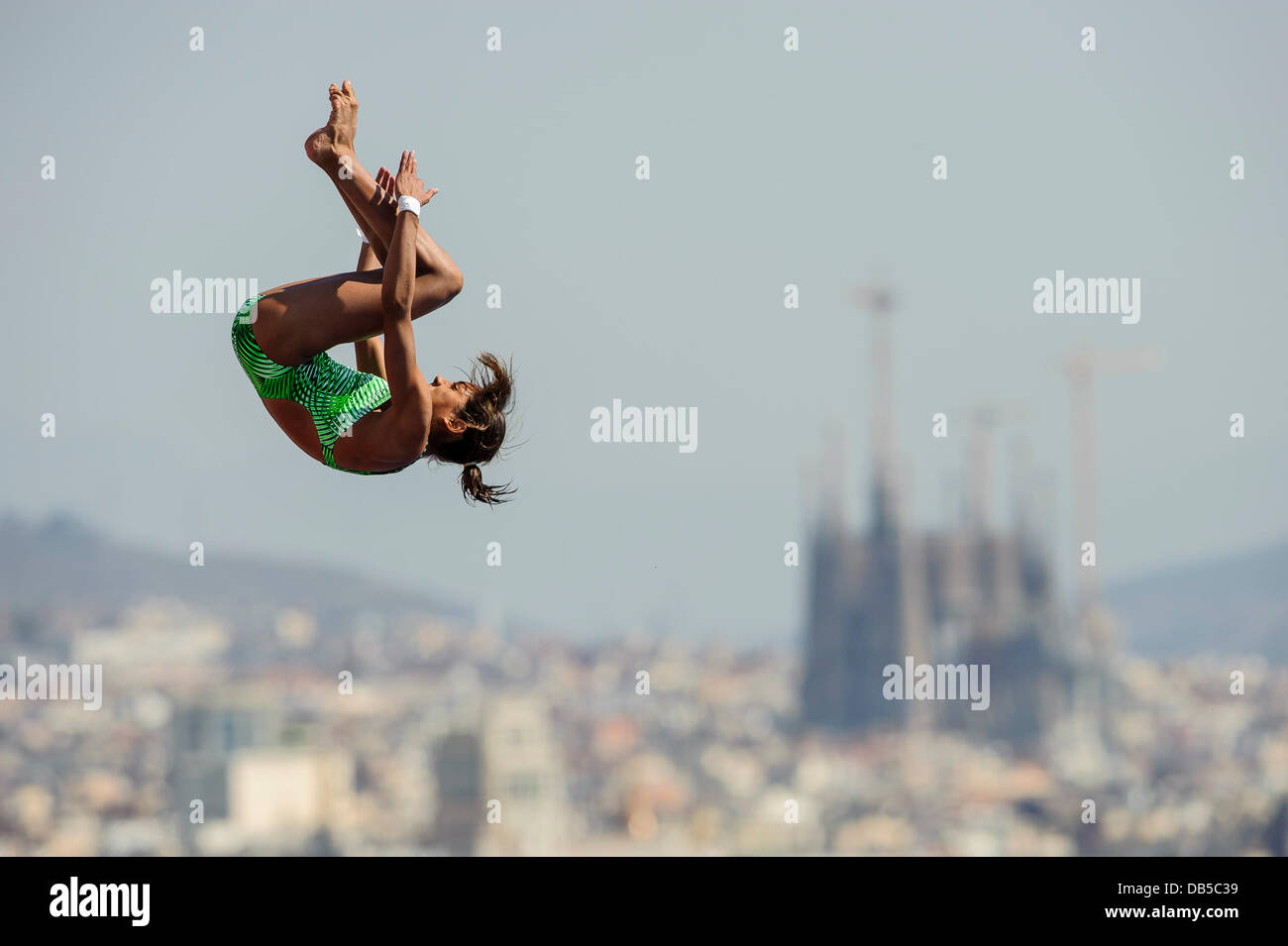 Barcelona, Spain. 24th July, 2013. Estrella Alejandra of Mexico (MEX ...