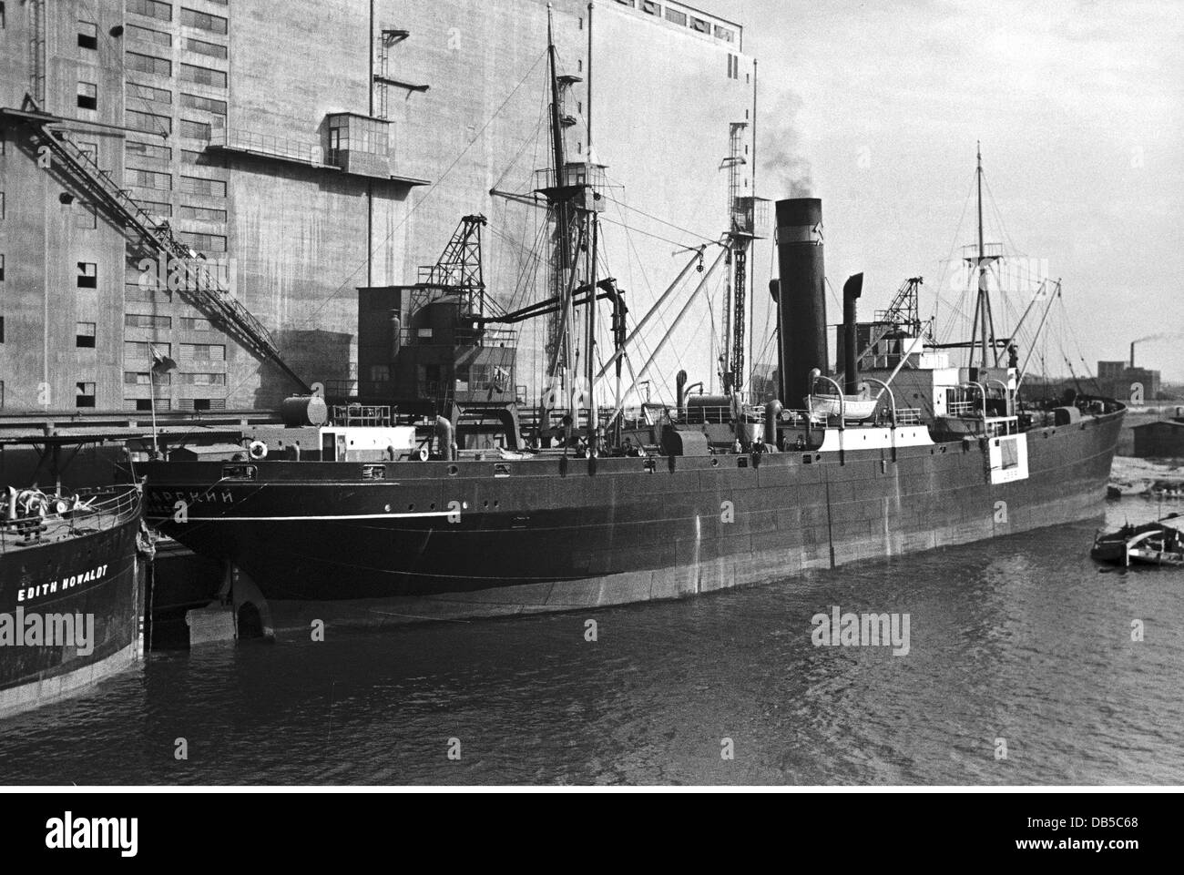 transport / transportation, navigation, steam ships, Soviet freighter ...