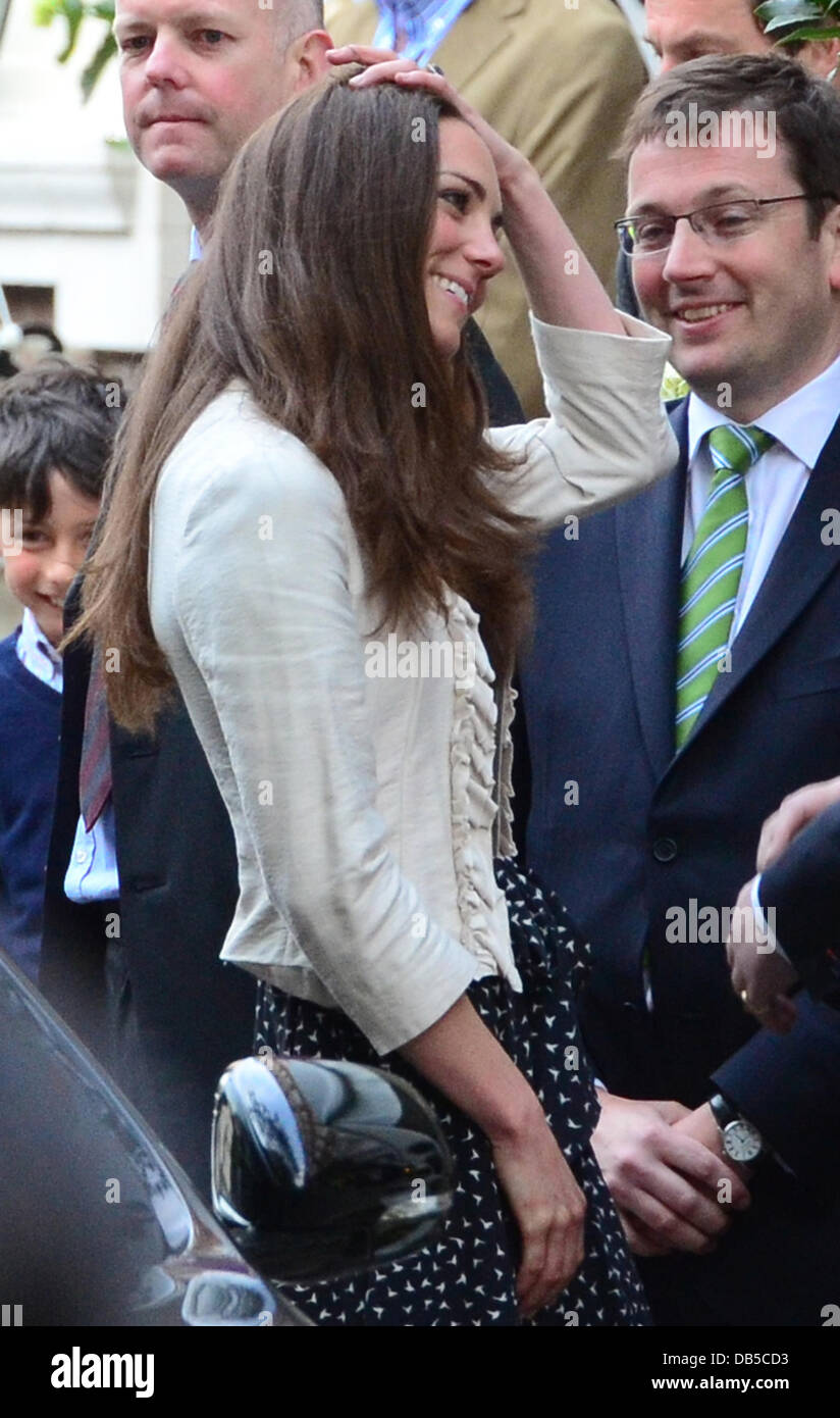 Kate Middleton The Middleton family arriving at The Goring Hotel in ...