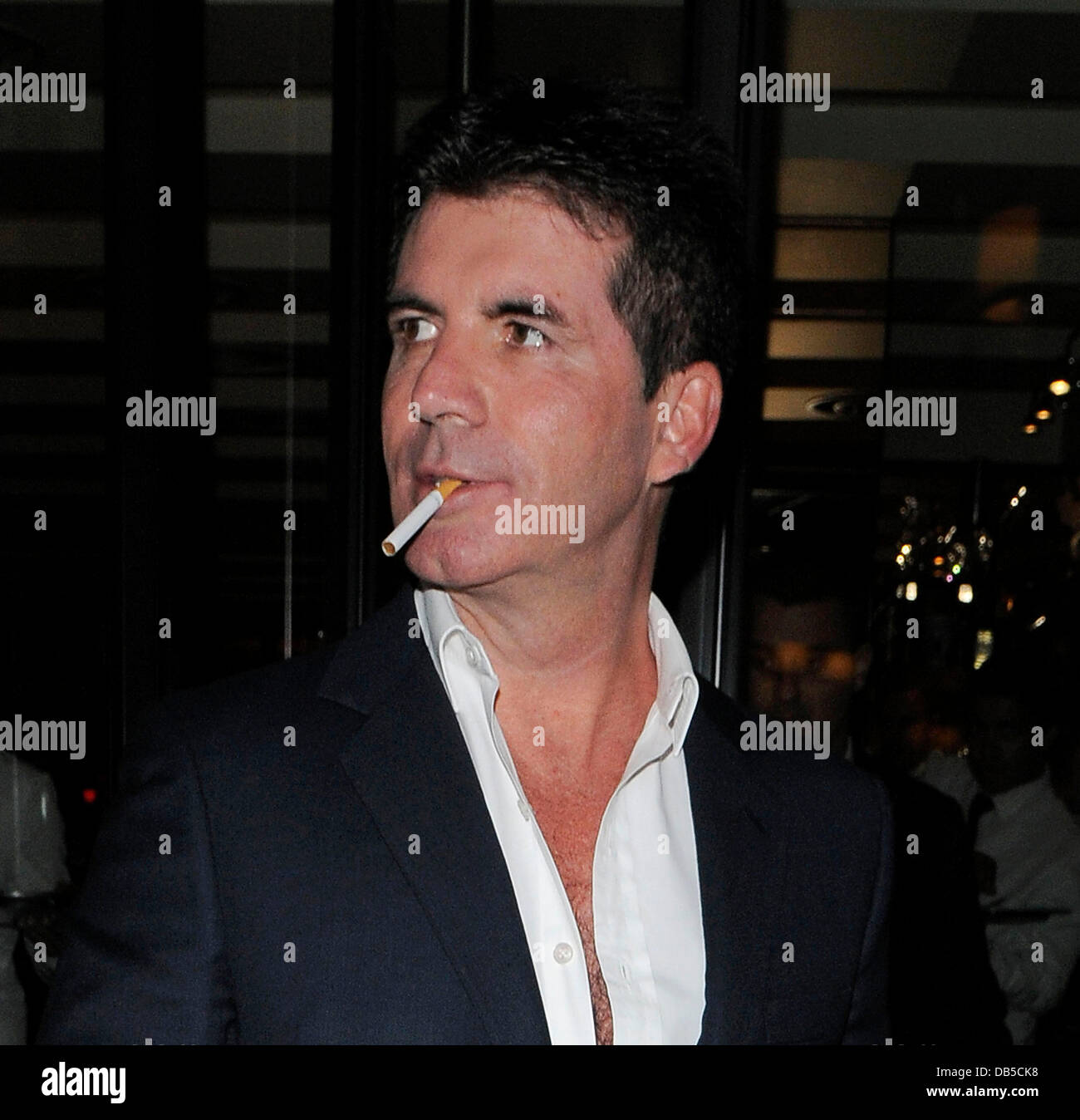 Simon Cowell Smoking