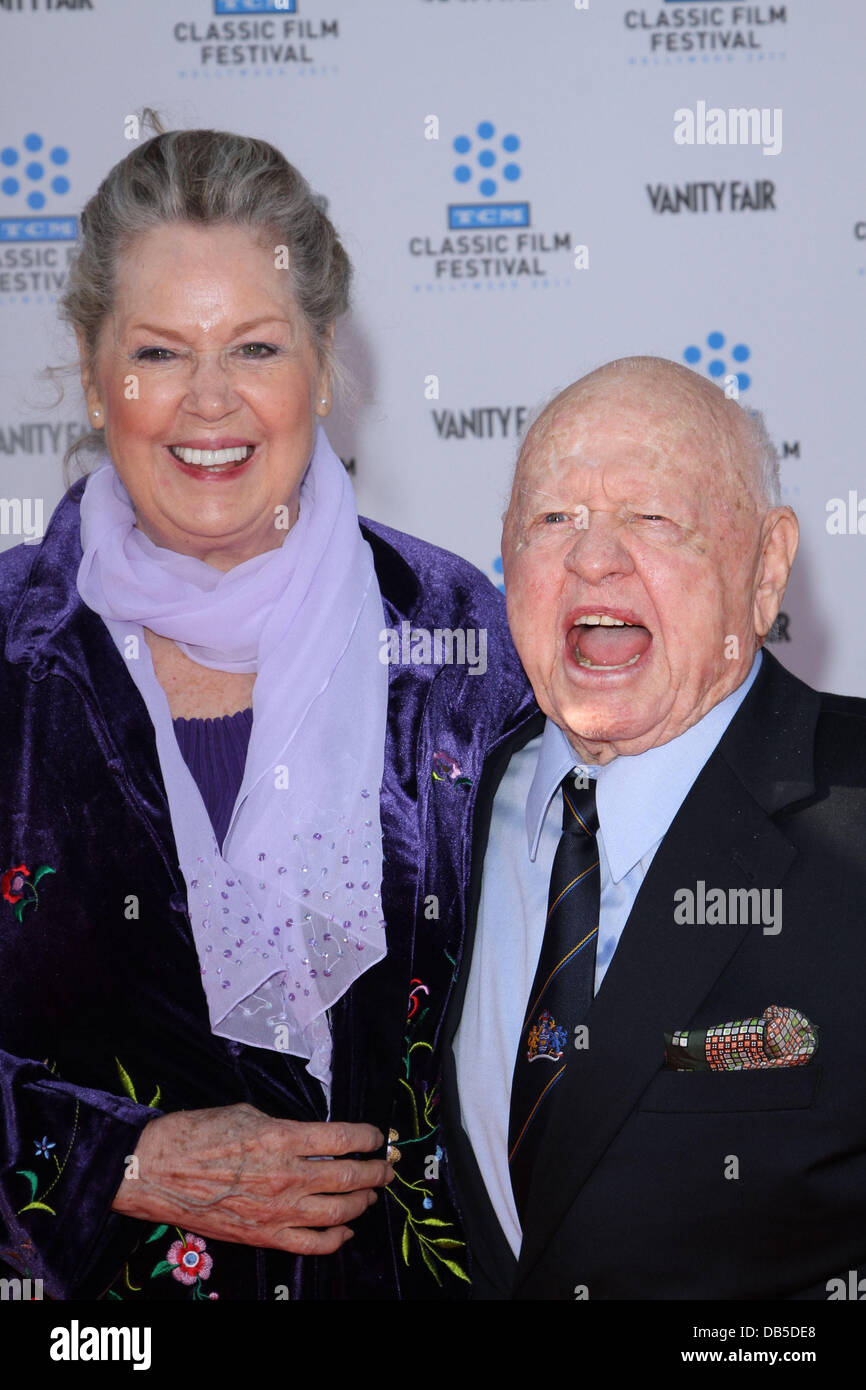 Mickey Rooney and wife Jan Chamberlin TCM Classic Film Festival ...
