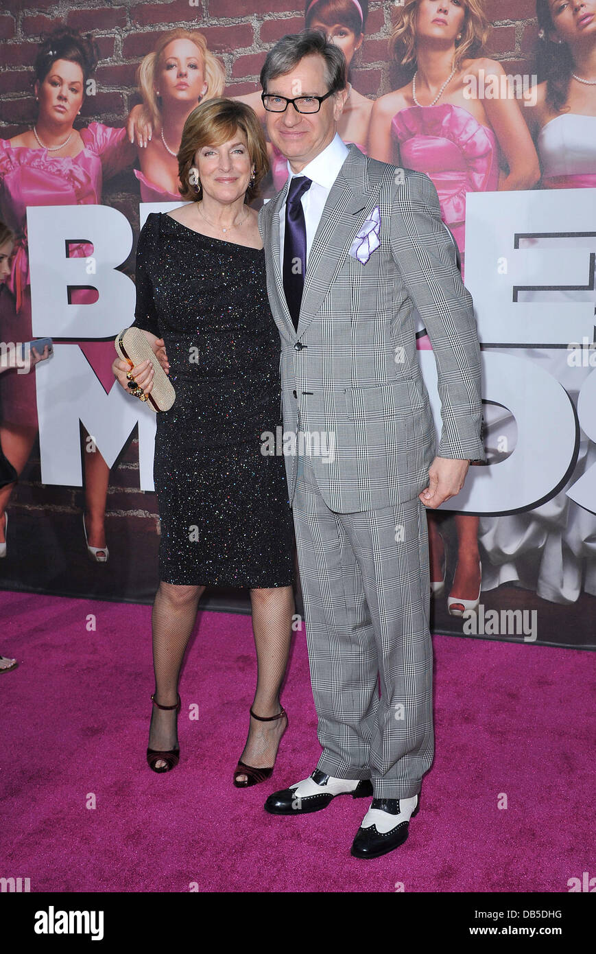 Paul feig wife laurie premiere hi-res stock photography and images - Alamy