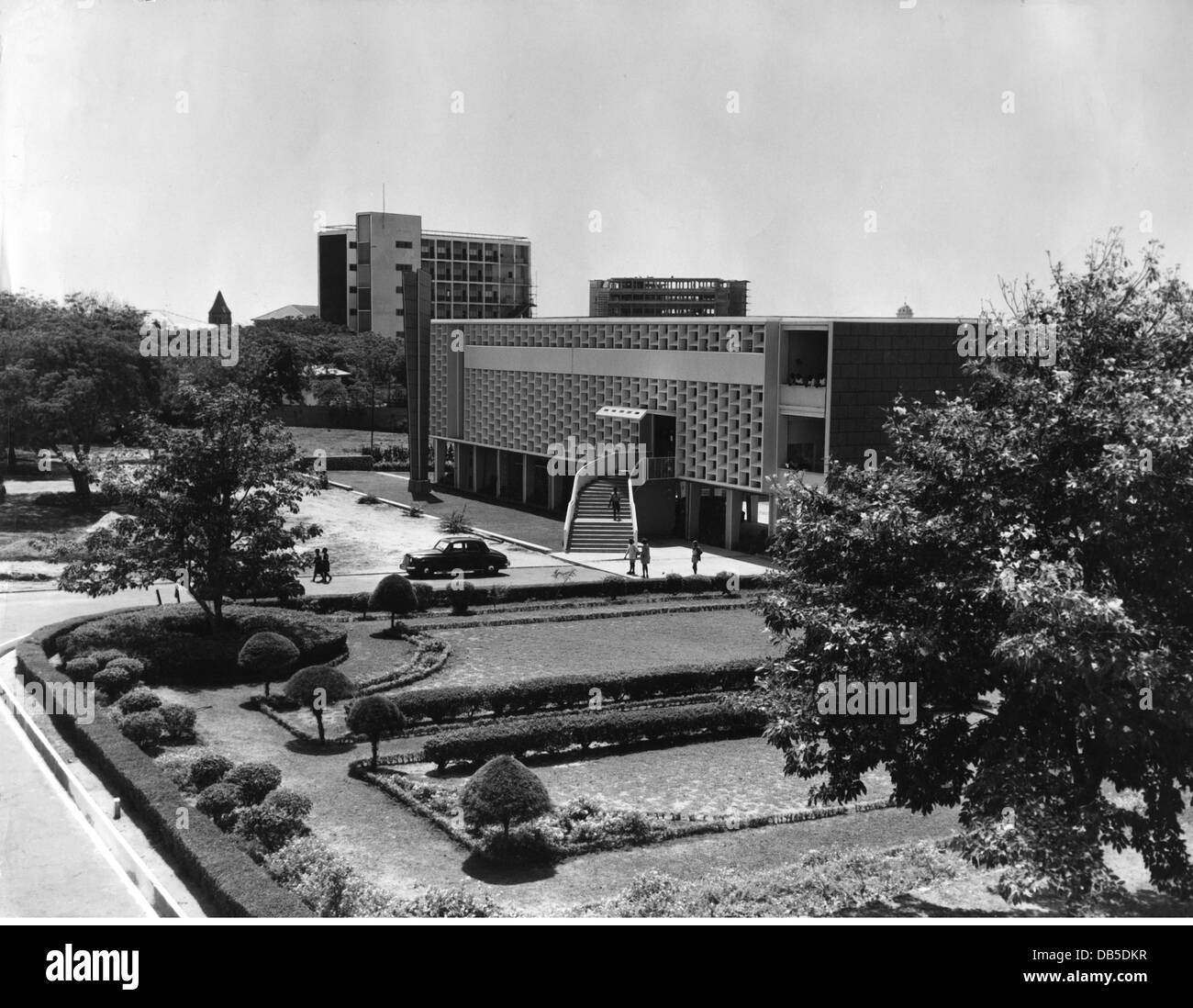 geography / travel, Ghana, Accra, buildings, central library, exterior ...