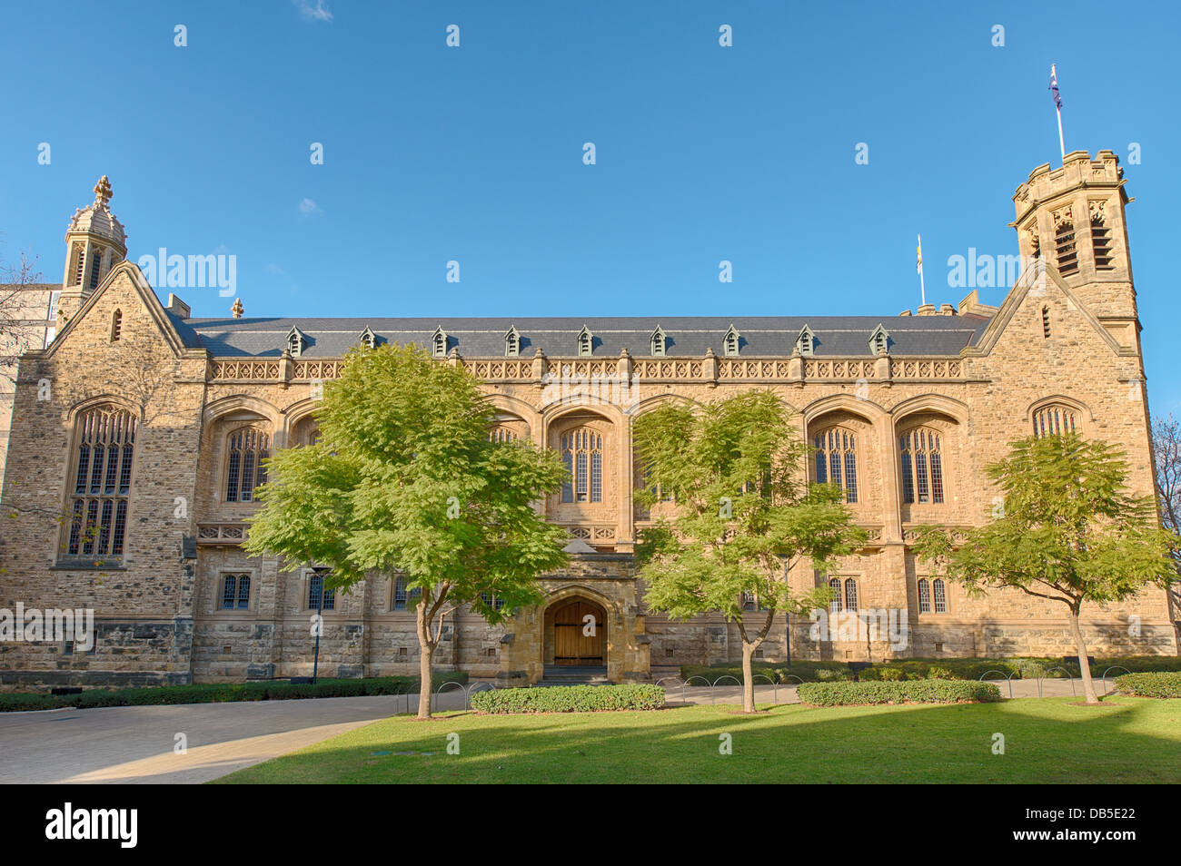 The University of Adelaide's Bonython Hall on the North Terrace campus ...