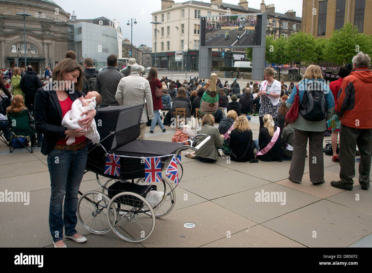 Rachel Rowley from Edinburgh with Baby daughter Eva The Wedding of ...