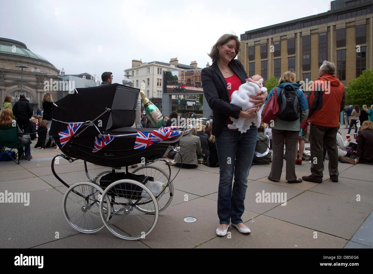 Rachel Rowley from Edinburgh with Baby daughter Eva The Wedding of ...