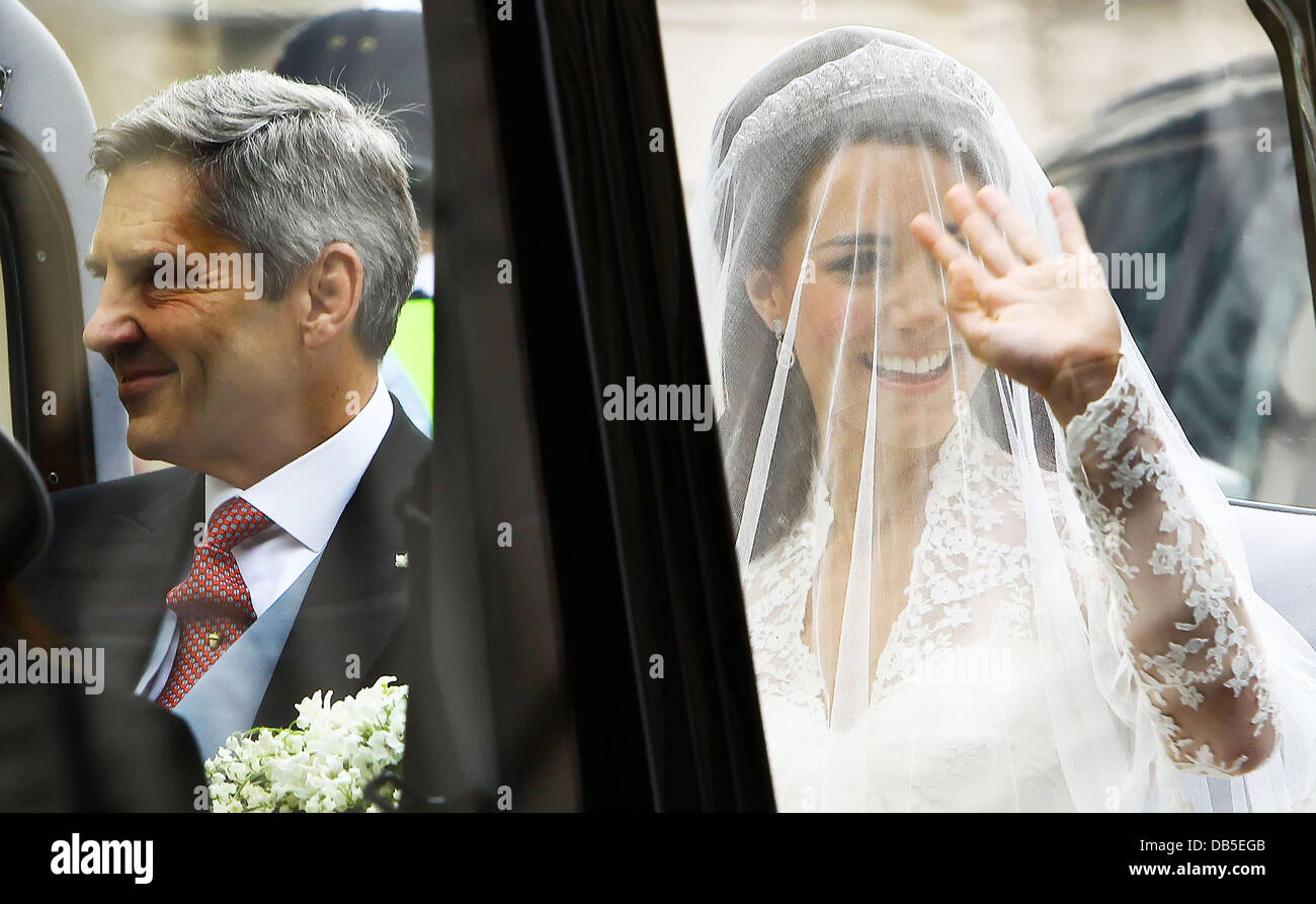 Catherine Middleton leaving the Goring Hotel The Wedding of Prince ...