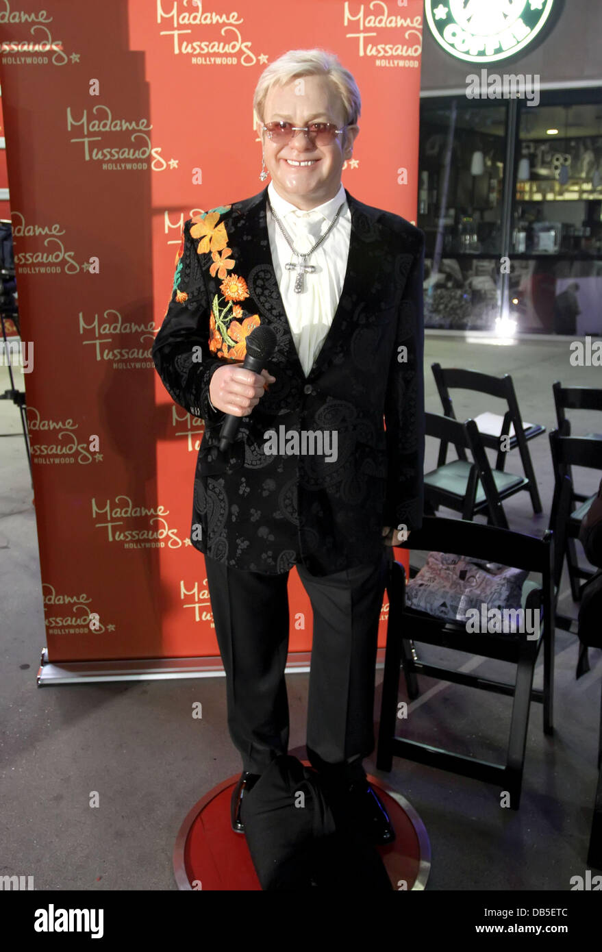 Elton John Waxwork Madame Tussauds Hollywood Celebrates the Royal ...