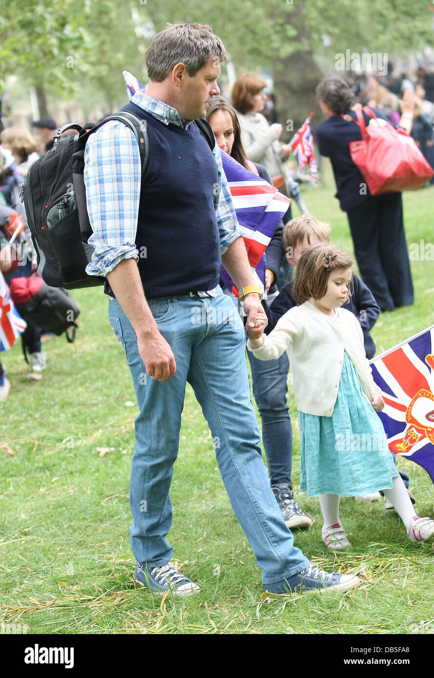 Mark Durden-Smith and family The Wedding of Prince William and ...