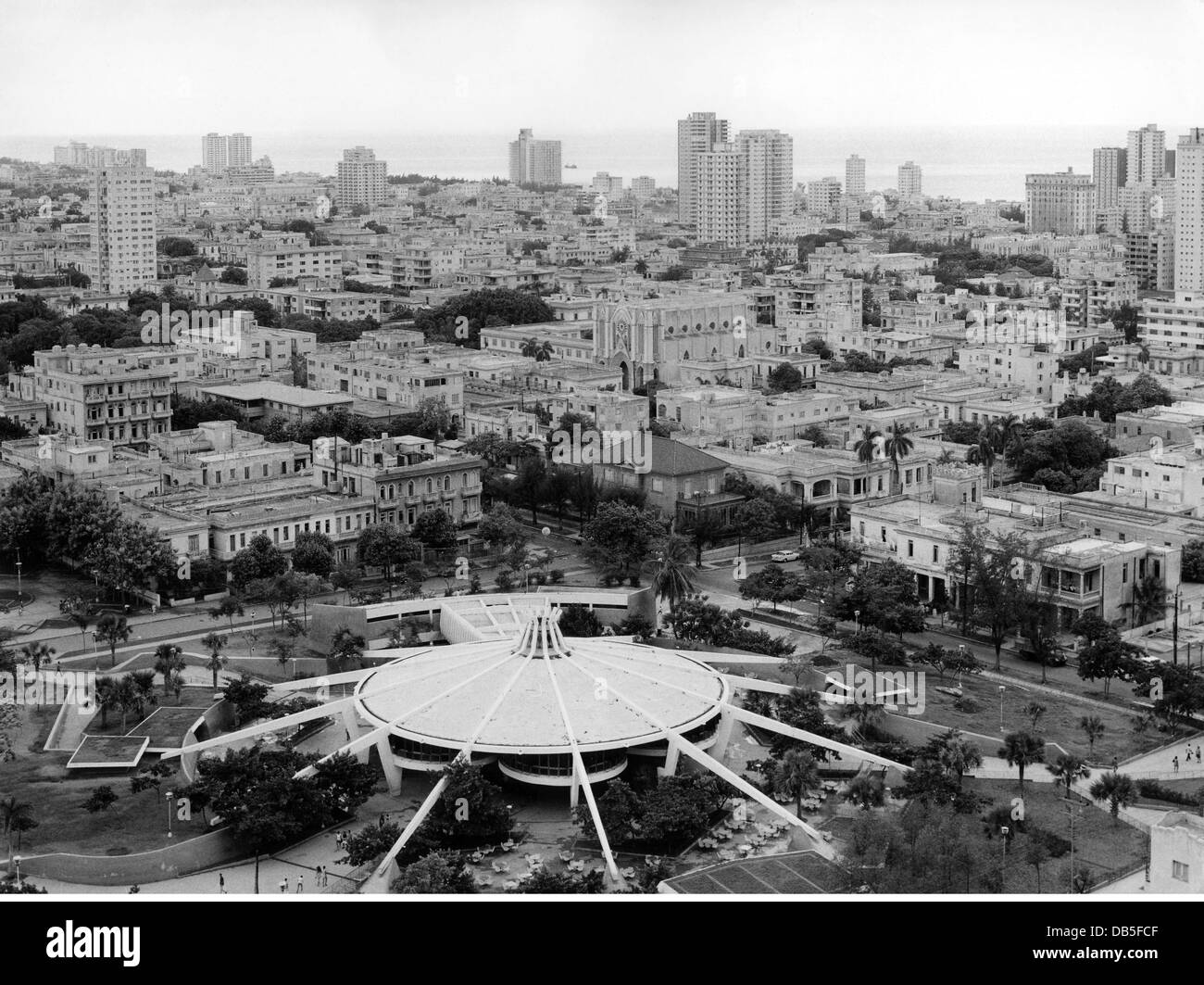 Havana vedado view Black and White Stock Photos & Images - Alamy