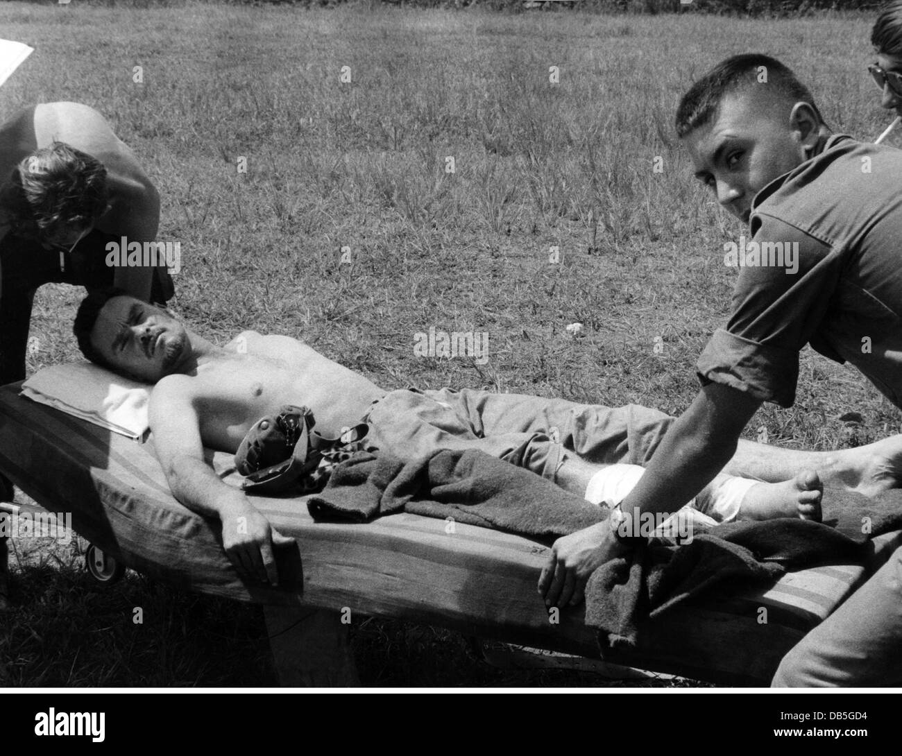 geography/travel, Congo, events, Simba uprising 1964 - 1965, wounded ...