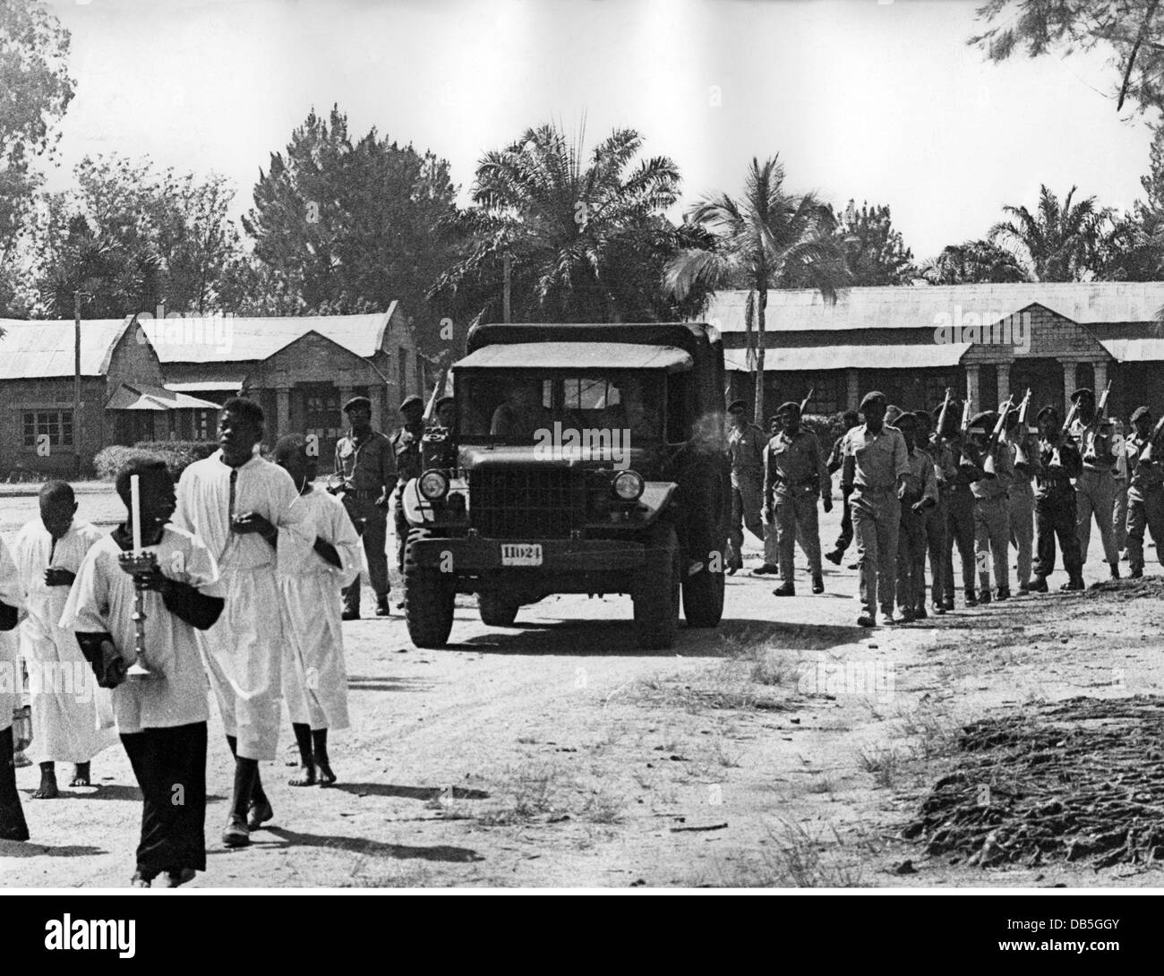 geography/travel, Congo, events, Simba uprising 1964 - 1965, funeral of ...