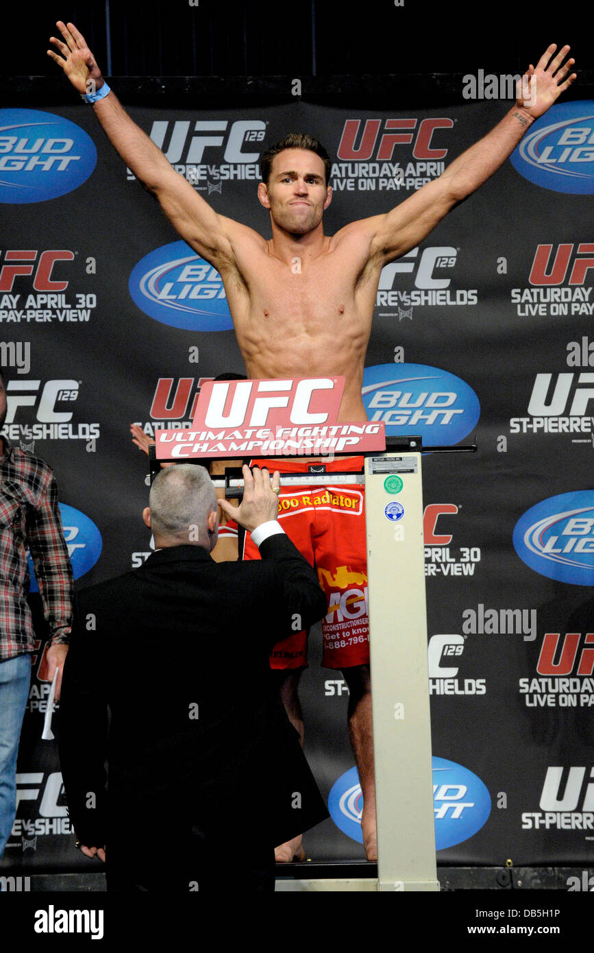 Jake Shields Official weigh-ins for UFC 129: St-Pierre vs. Shields held ...