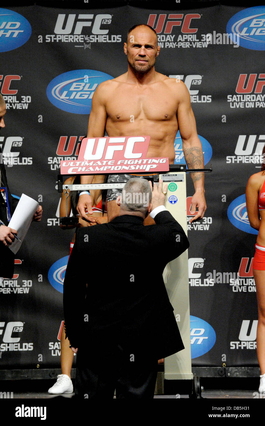 Randy Couture Official weigh-ins for UFC 129: St-Pierre vs. Shields ...