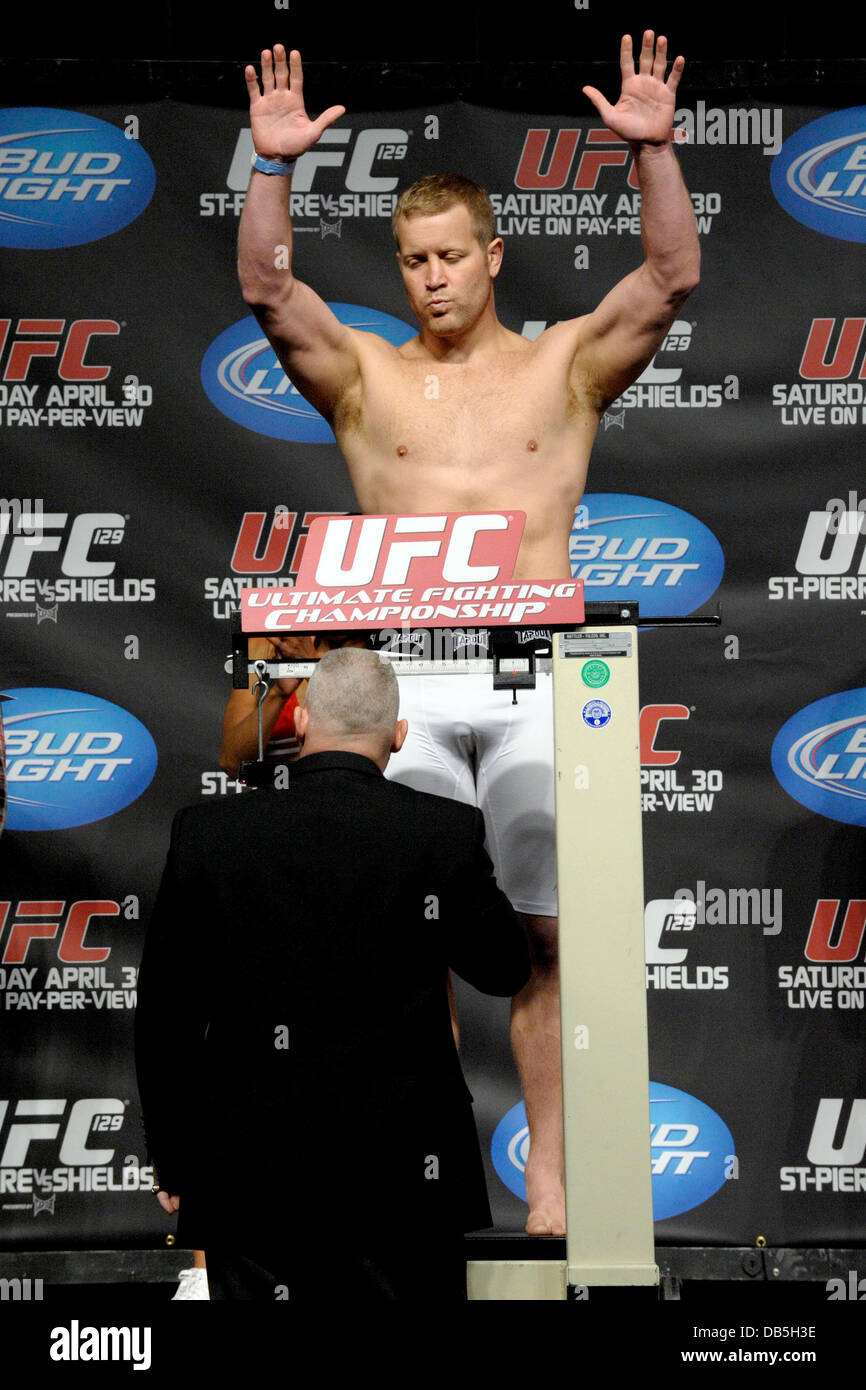 Jason Brilz Official weigh-ins for UFC 129: St-Pierre vs. Shields held ...