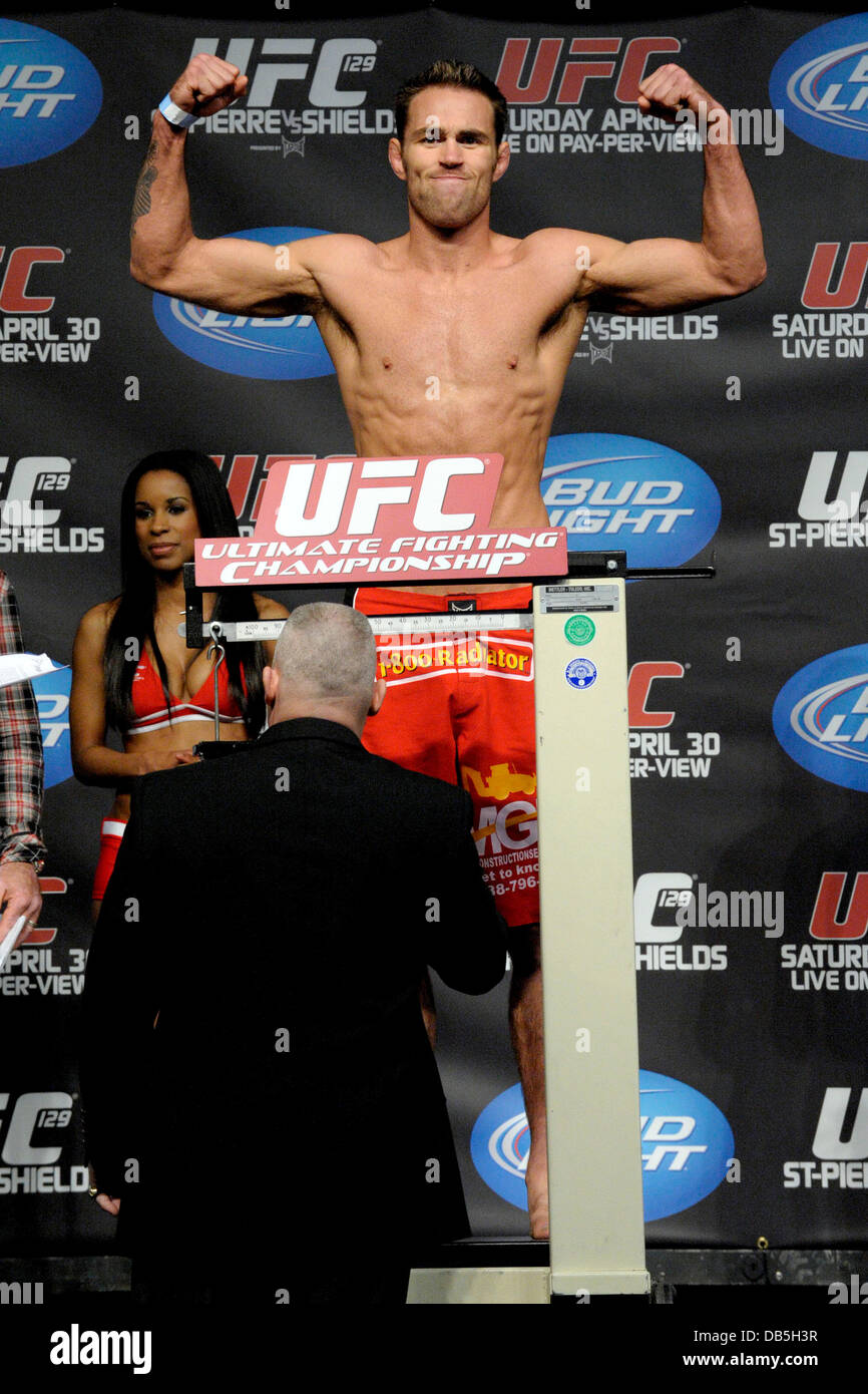 Jake Shields Official weigh-ins for UFC 129: St-Pierre vs. Shields held ...