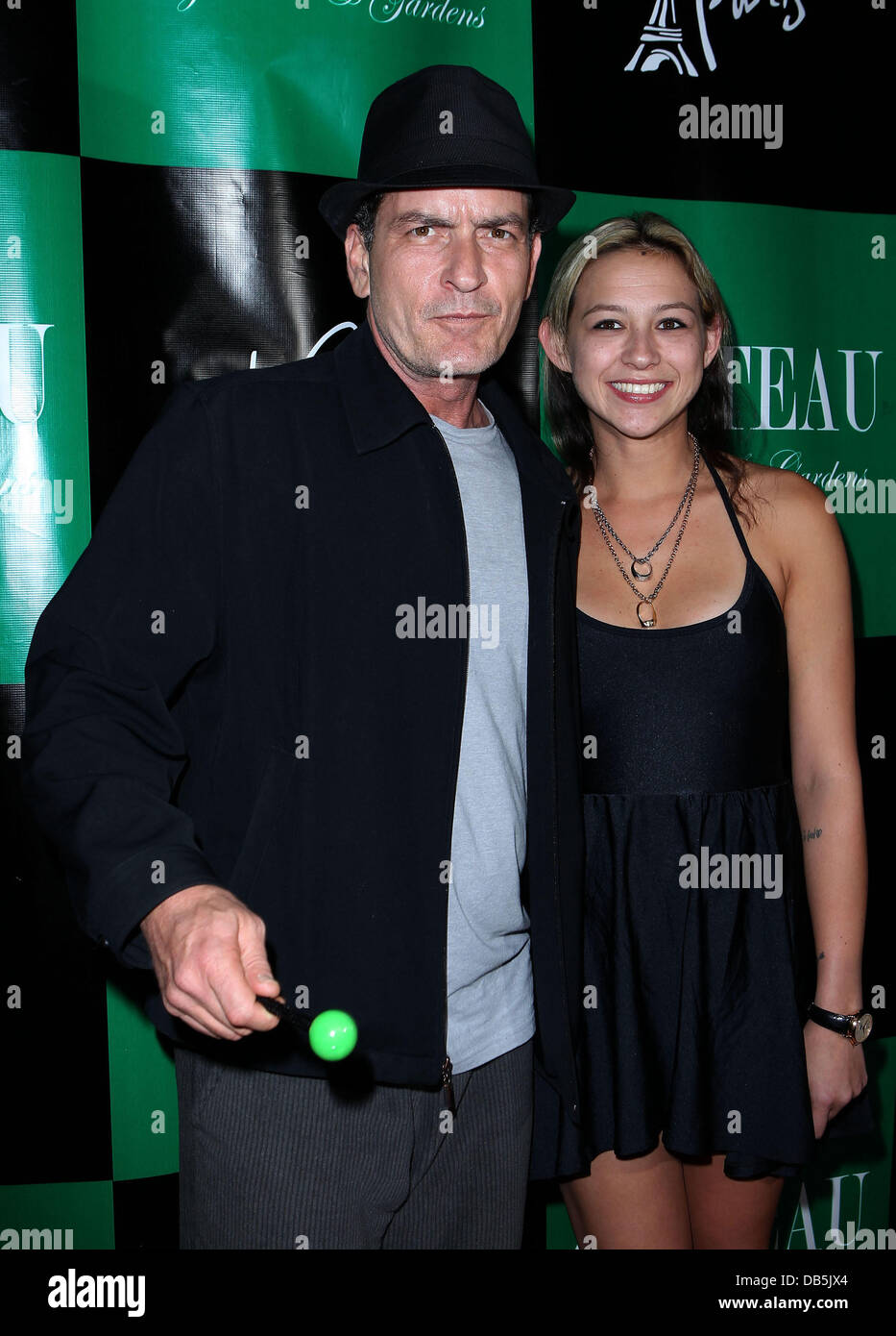Charlie Sheen and Natalie Kenly Charlie Sheen hosts an evening at ...