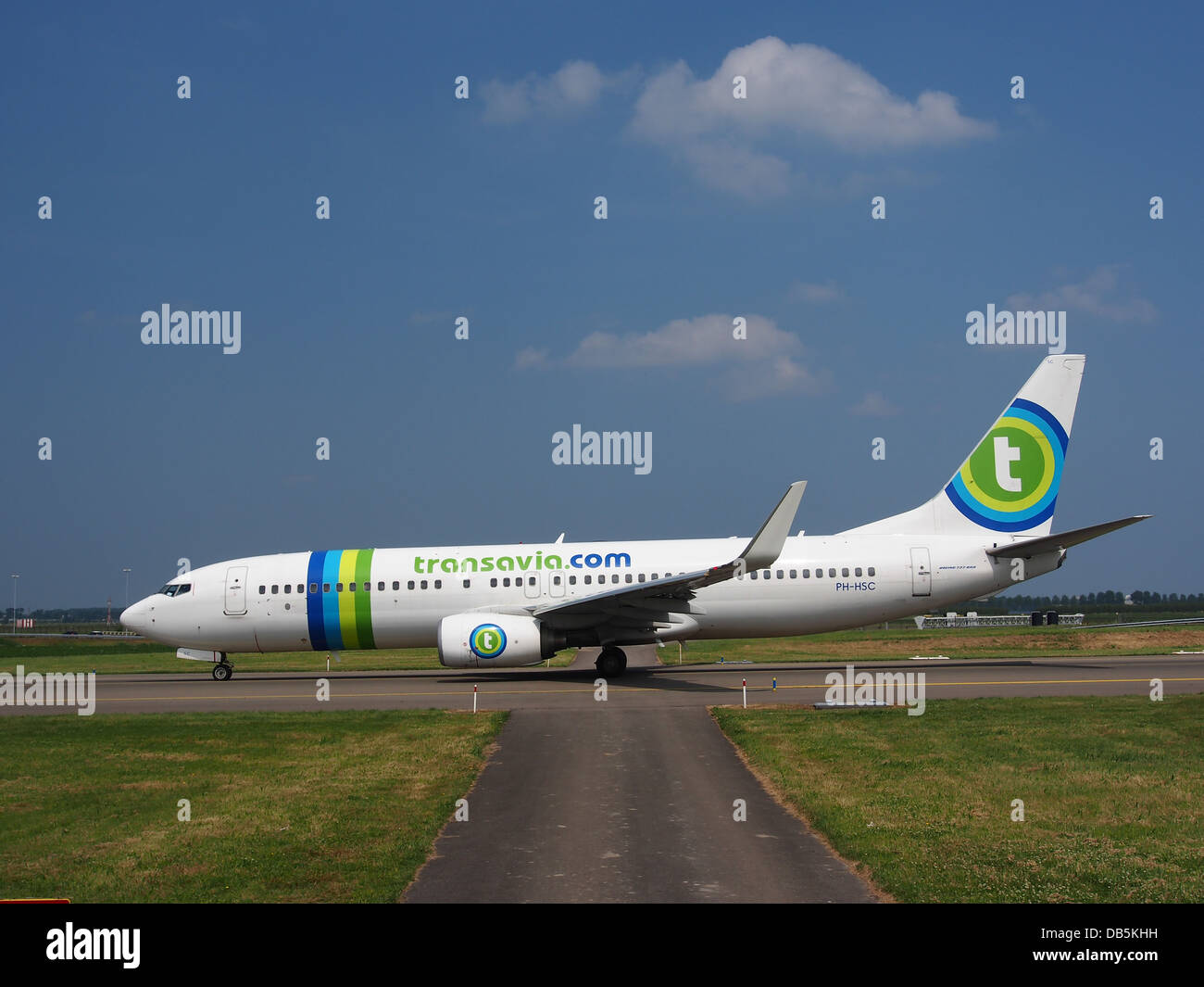 The PH-HSC, a Transavia Boeing 737-8K2, is a modern airliner used for ...