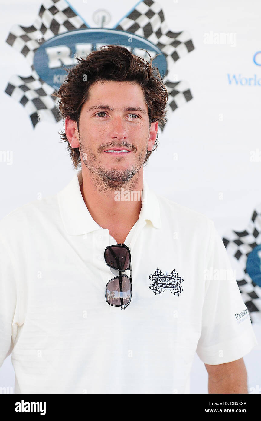 Nic Roldan arrive at the Rally for Kids with Cancer Scavenger Cup ...